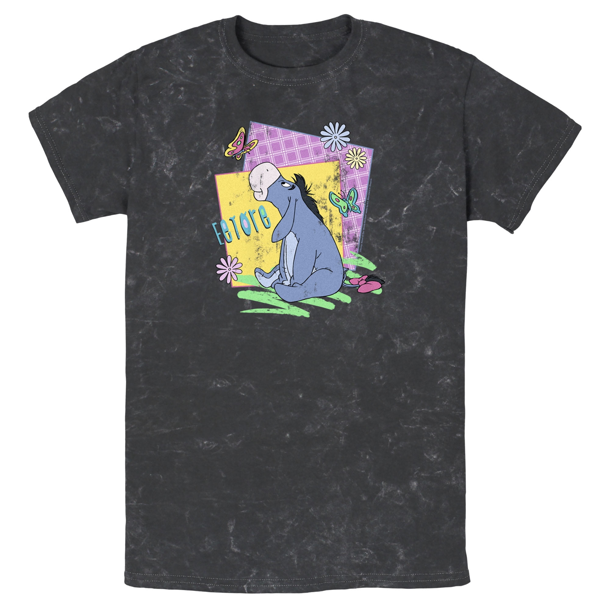 Men's Winnie the Pooh Spring Eeyore Graphic Tee Black Large - Walmart.com