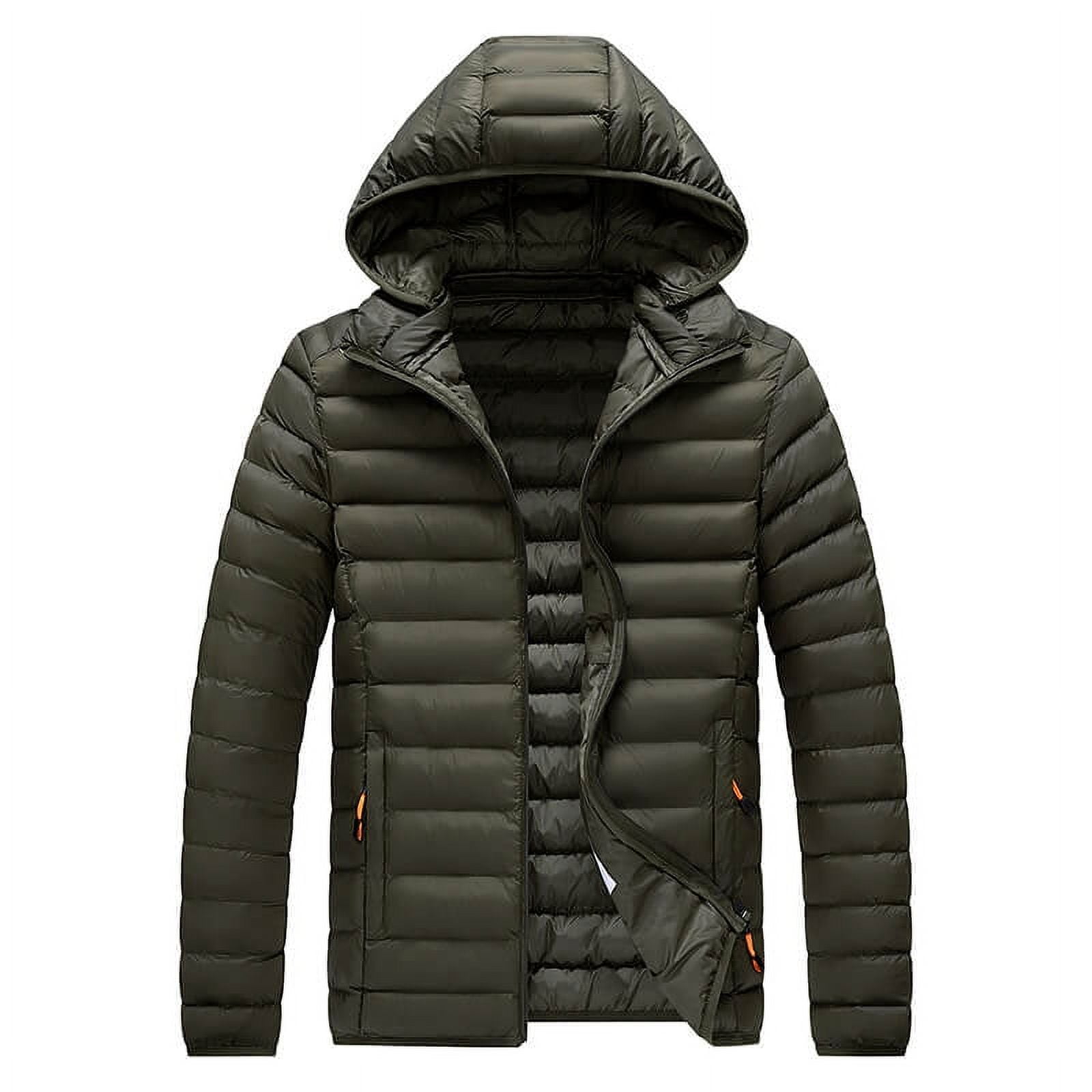 Men's Winter Jacket Slim Fit Lightweight Multi-Color Down Jacket ...