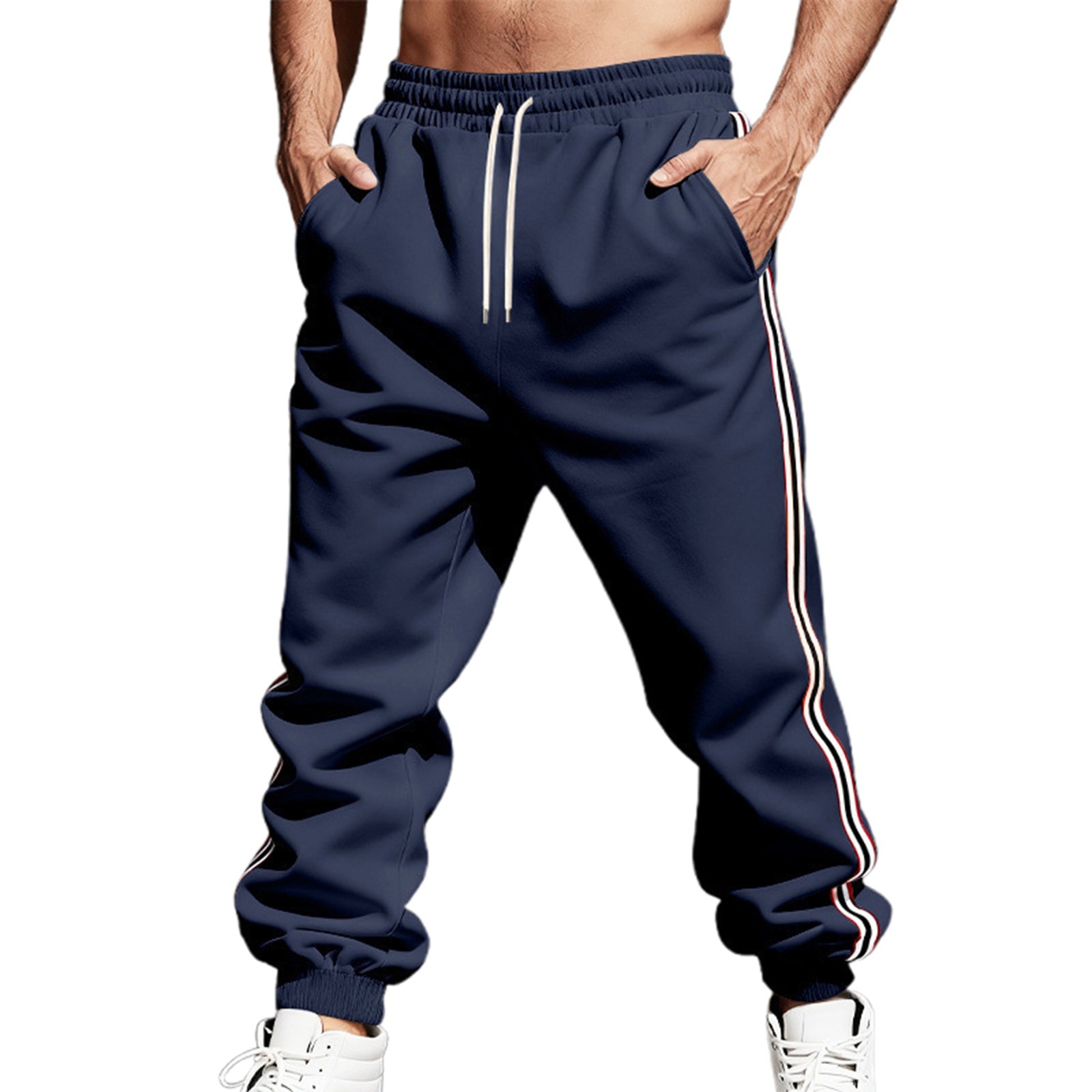 Men's Winter Thermal Lined Casual Pants Heavyweight Outdoor Training ...