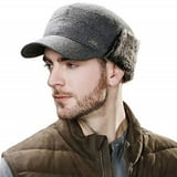 Men's Winter Trapper Newsboy Basecap with Ear Flaps Warm, Insulated ...