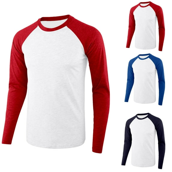 Men's Women's Casual Raglan 3 4 Long Sleeve Sports Baseball T Shirts ...