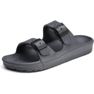 Avia Men's Lightweight Molded Comfort Slide Sandals with Contrast ...