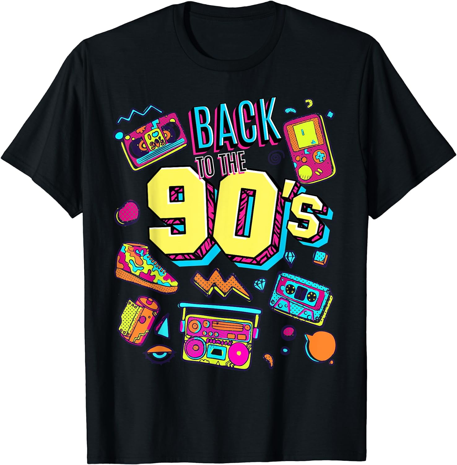 BioSilk Graphic Design T-Shirts, Vintage Retro 90's Style for Adults ...