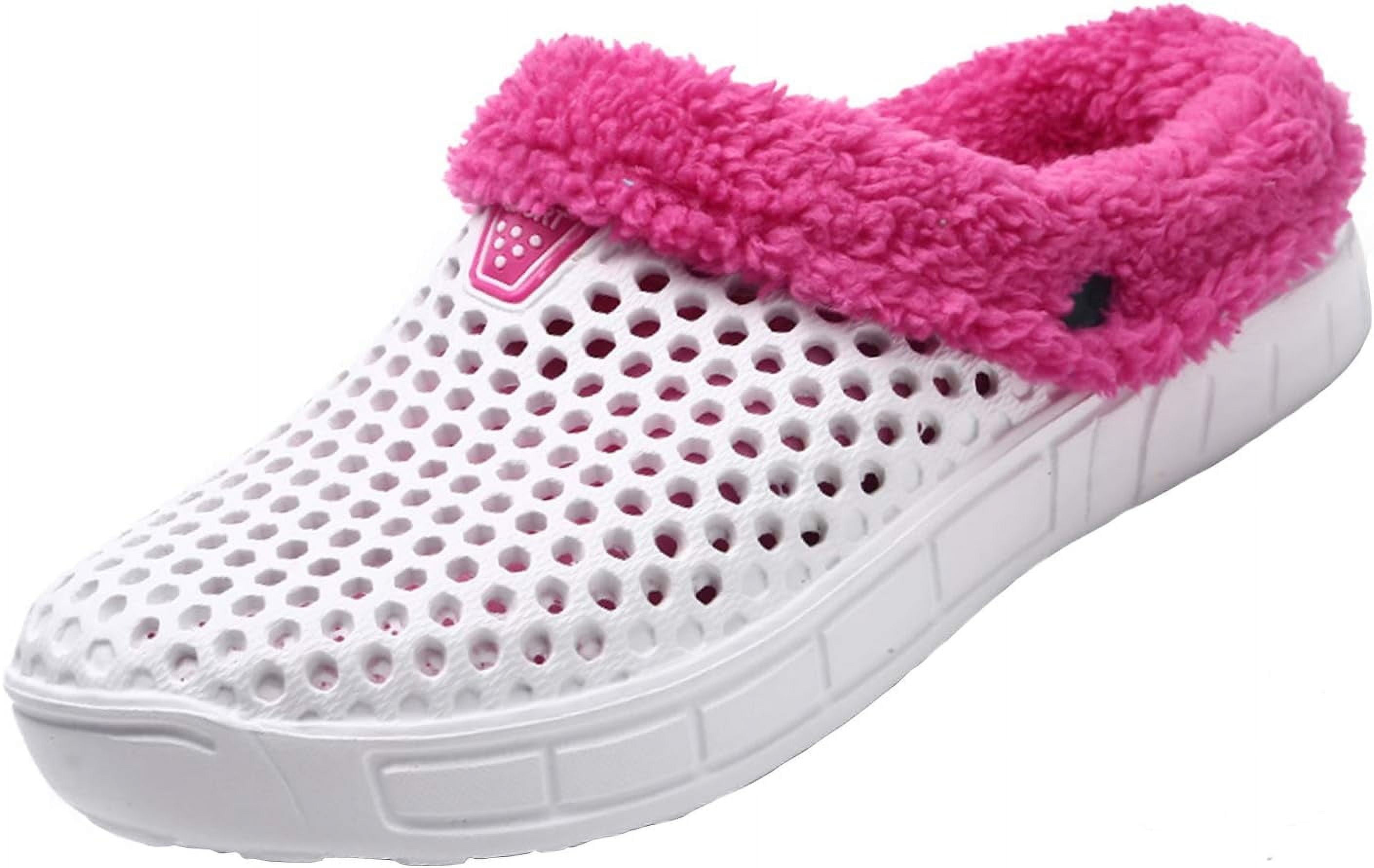Men's Women's Lined Clog Breathable Lining Indoor Outdoor Winter ...