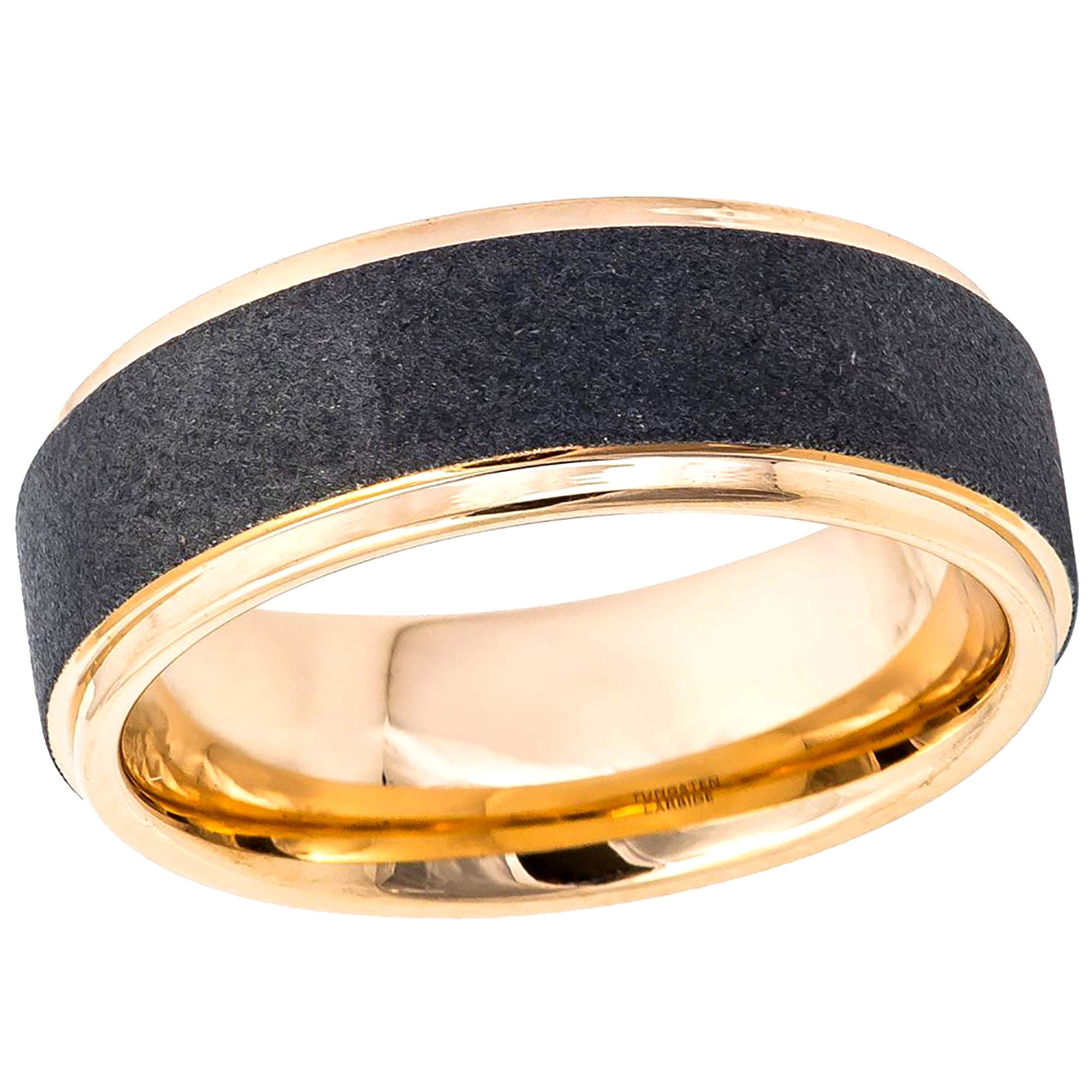Men's Women's Tungsten Wedding Band Engagement Ring 8mm Sandblasted ...