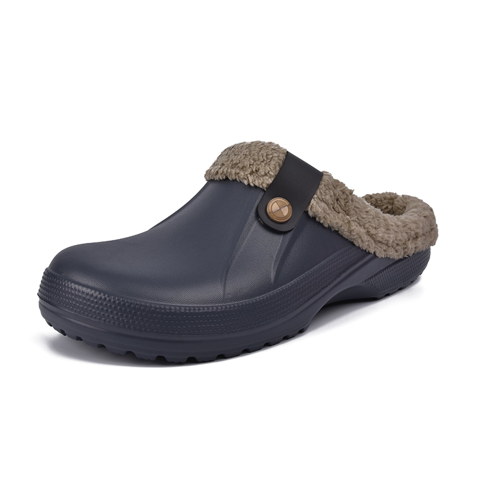 Water-Resistant Men's Women's Winter Clogs, Warm Comfortable Home ...