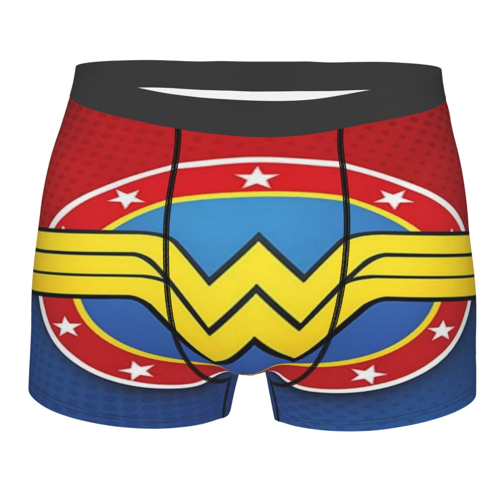 Men's Won-der Women Boxer Briefs Funny Cartoon Boxers Underwear Soft ...