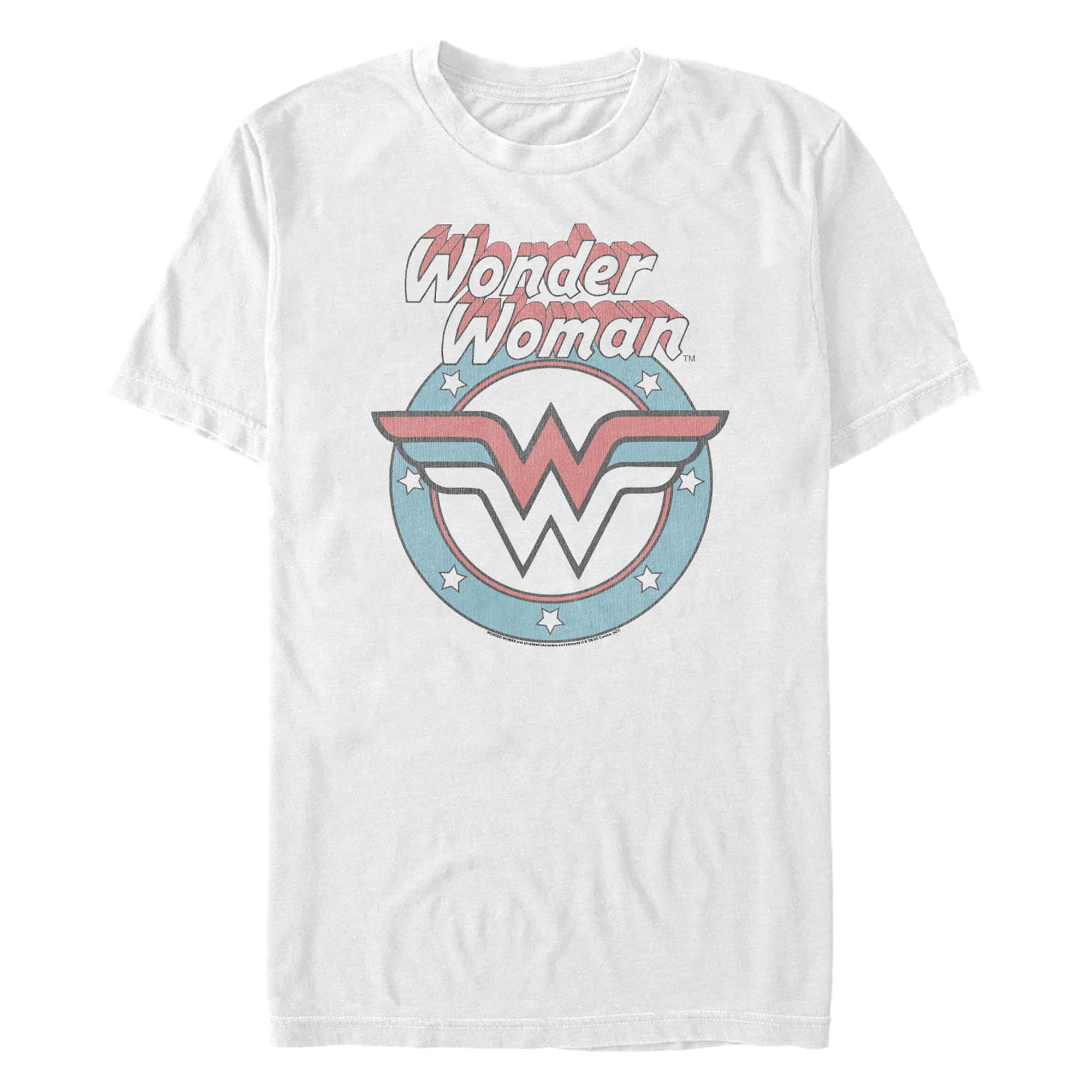 Men's Wonder Woman Retro Comic Logo Graphic T-Shirt - Walmart.com