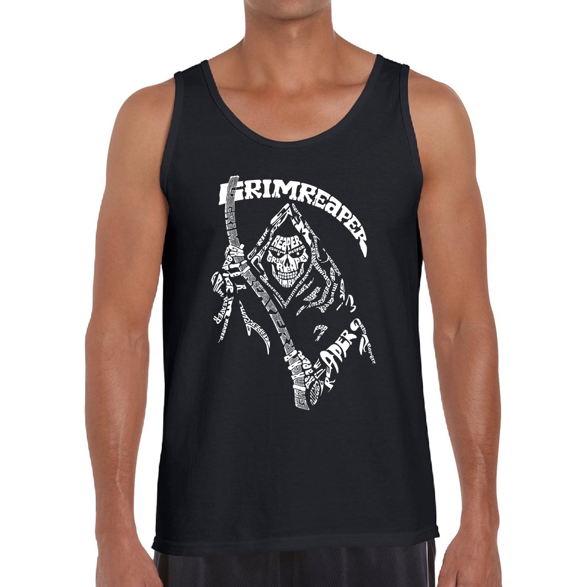 Men's Word Art Tank Top - Grim Reaper - Walmart.com