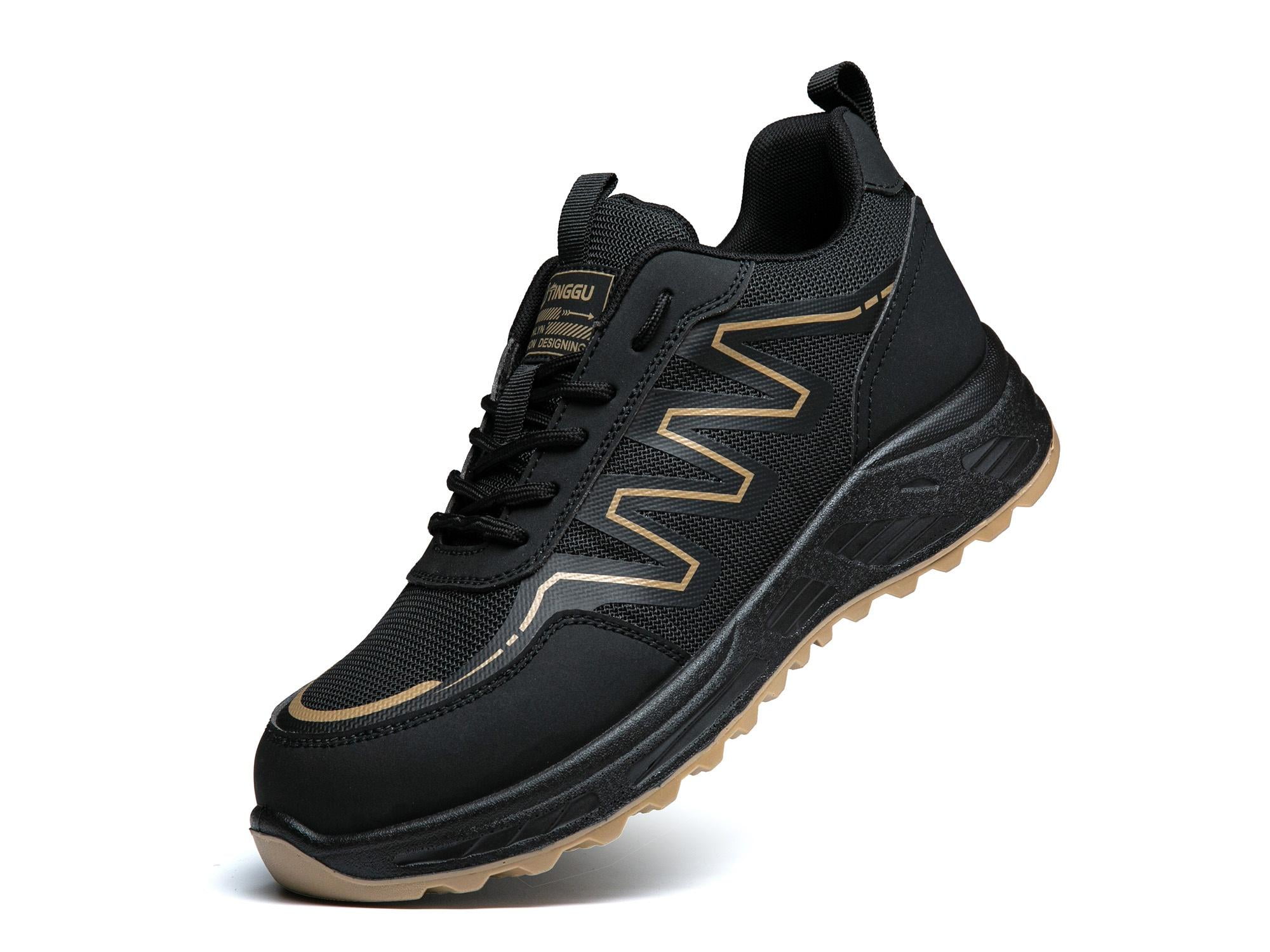 Men's Work Safety Shoes Slip On Breathable Indestructible Construction ...