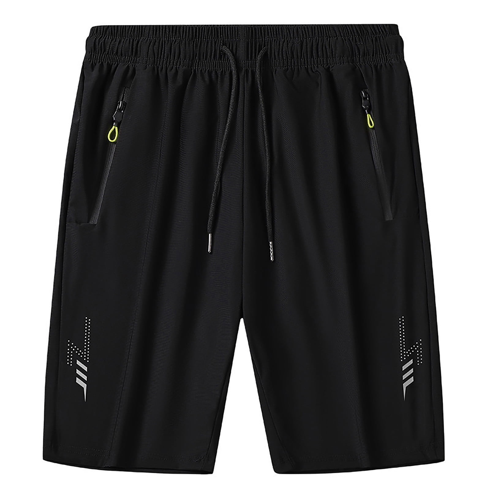 Men's Workout Running Shorts Jean Cut Straight Fit Pants Men 7 inch ...