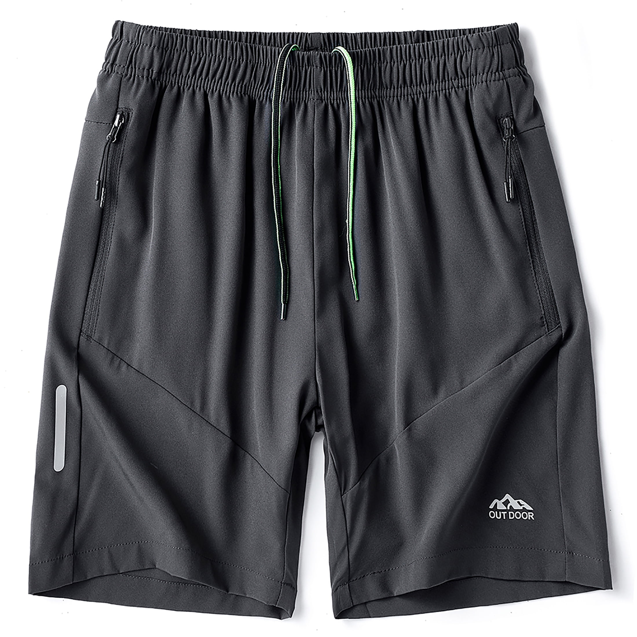 Men's Workout Running Shorts Sports Fitness Gym Training Quick Dry ...