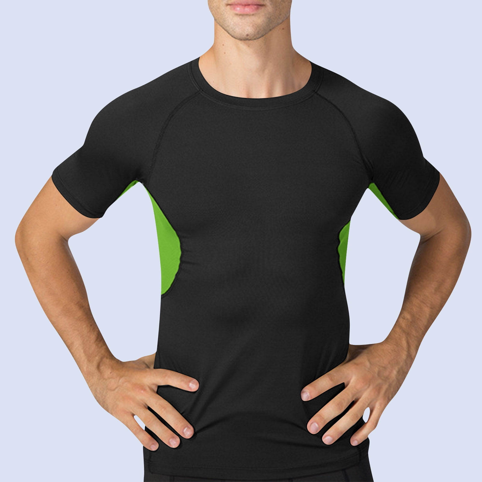 Men's Workout Shirts, Training Shirt with Moisture Wicking and Quick ...