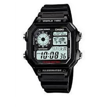 Casio Men's Digital Quartz 10-Year Battery 200m Black Resin Watch DW291H-9AV - Walmart.com
