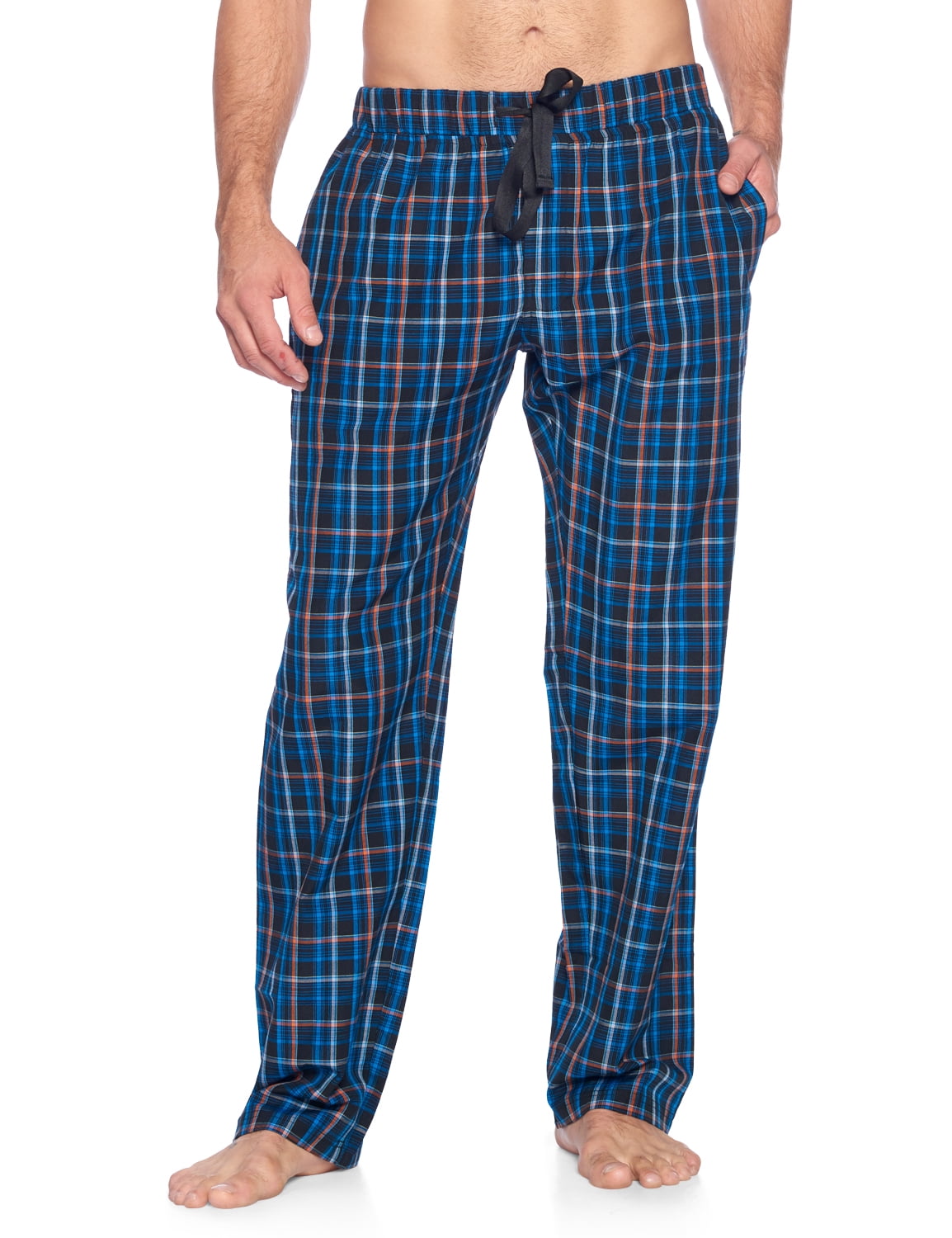 Men’s Woven Plaid Sleep Pajama Pants Long PJ Sleepwear & Loungewear ...