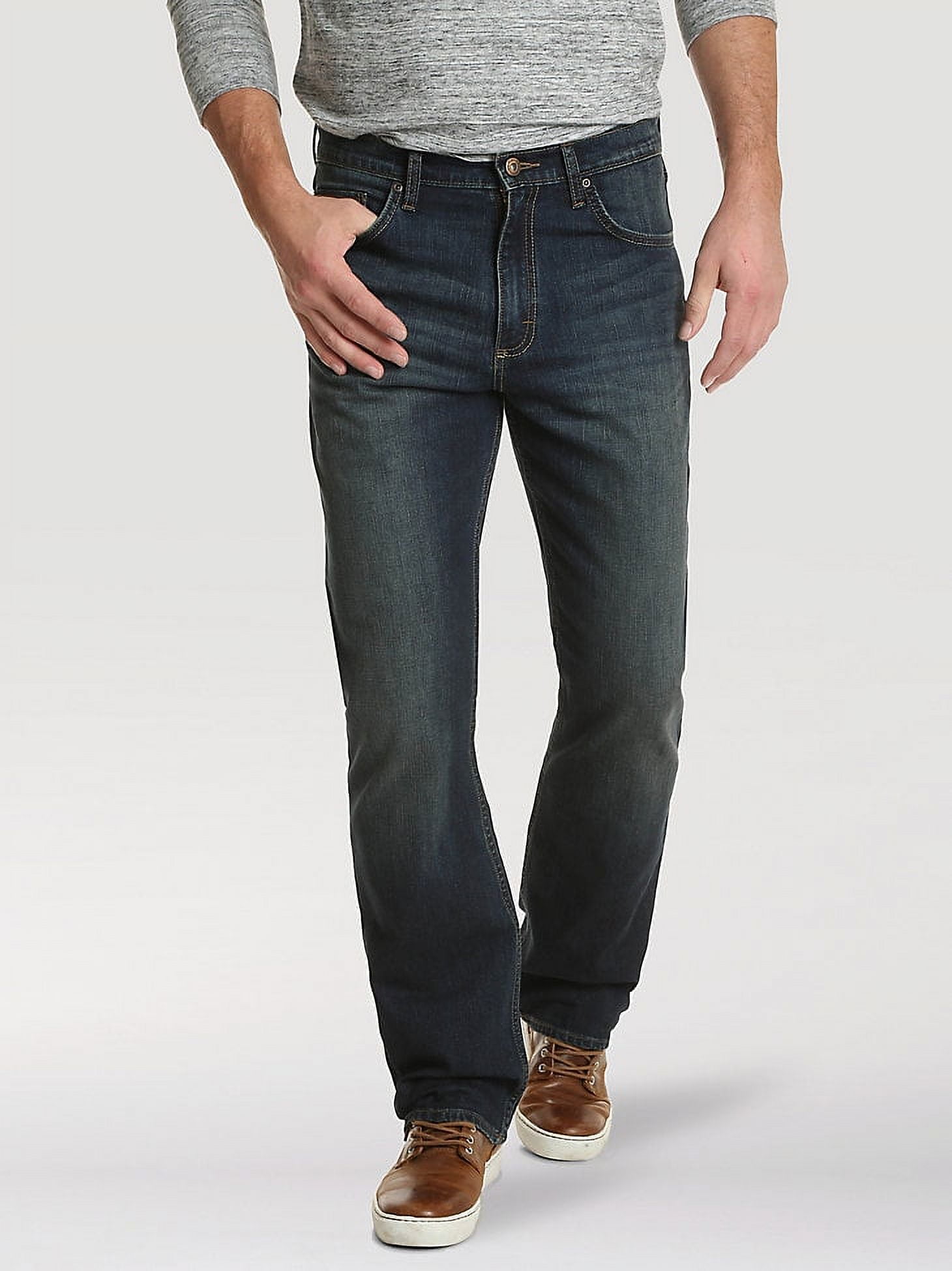 Men's Wrangler Authentics Relaxed Fit Bootcut Jean in Dirt Road ...