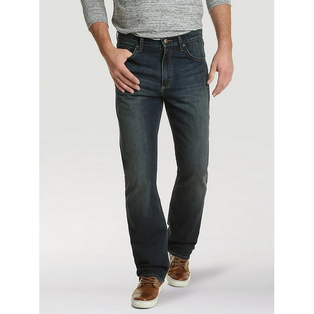Men's Wrangler Authentics Relaxed Fit Bootcut Jean in Dirt Road - Walmart.com