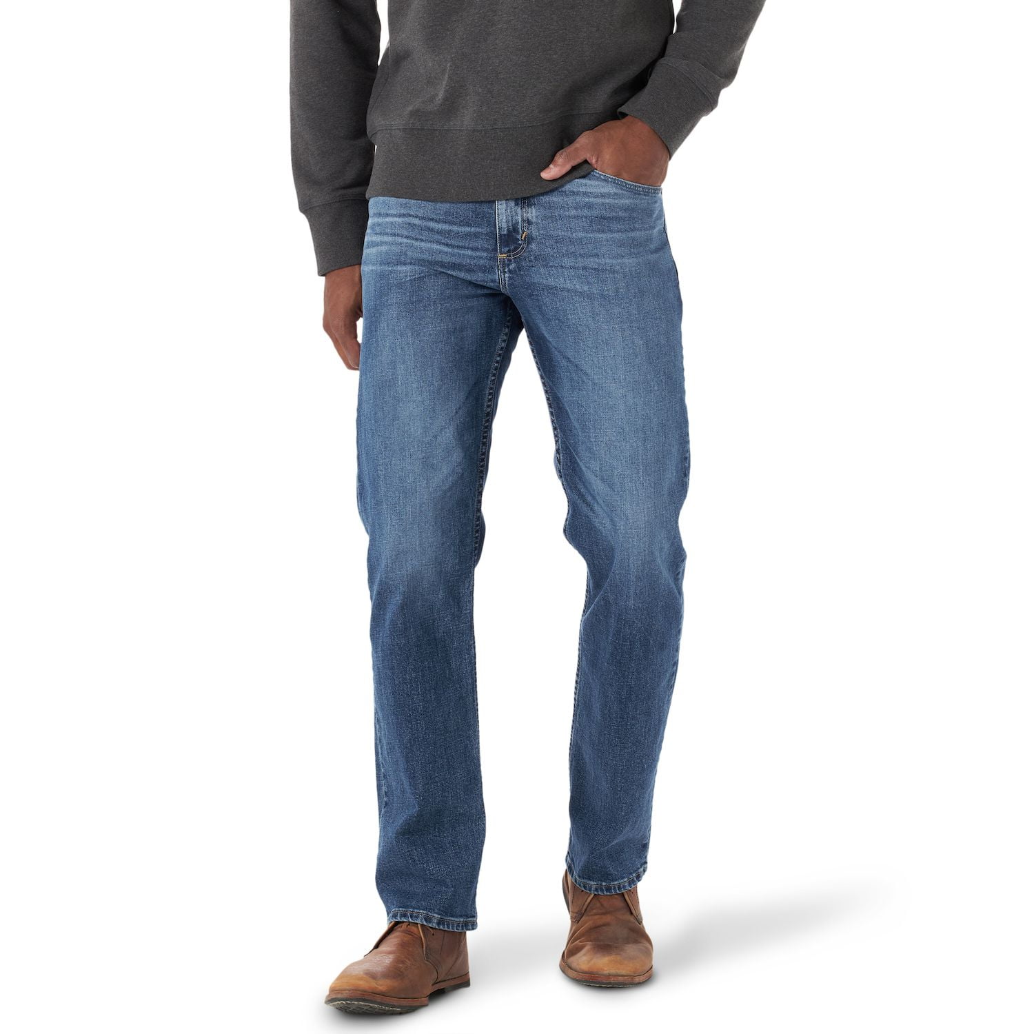 Men's Wrangler Relaxed-Fit Jeans Color: Knox Size: 34X29 - Walmart.com