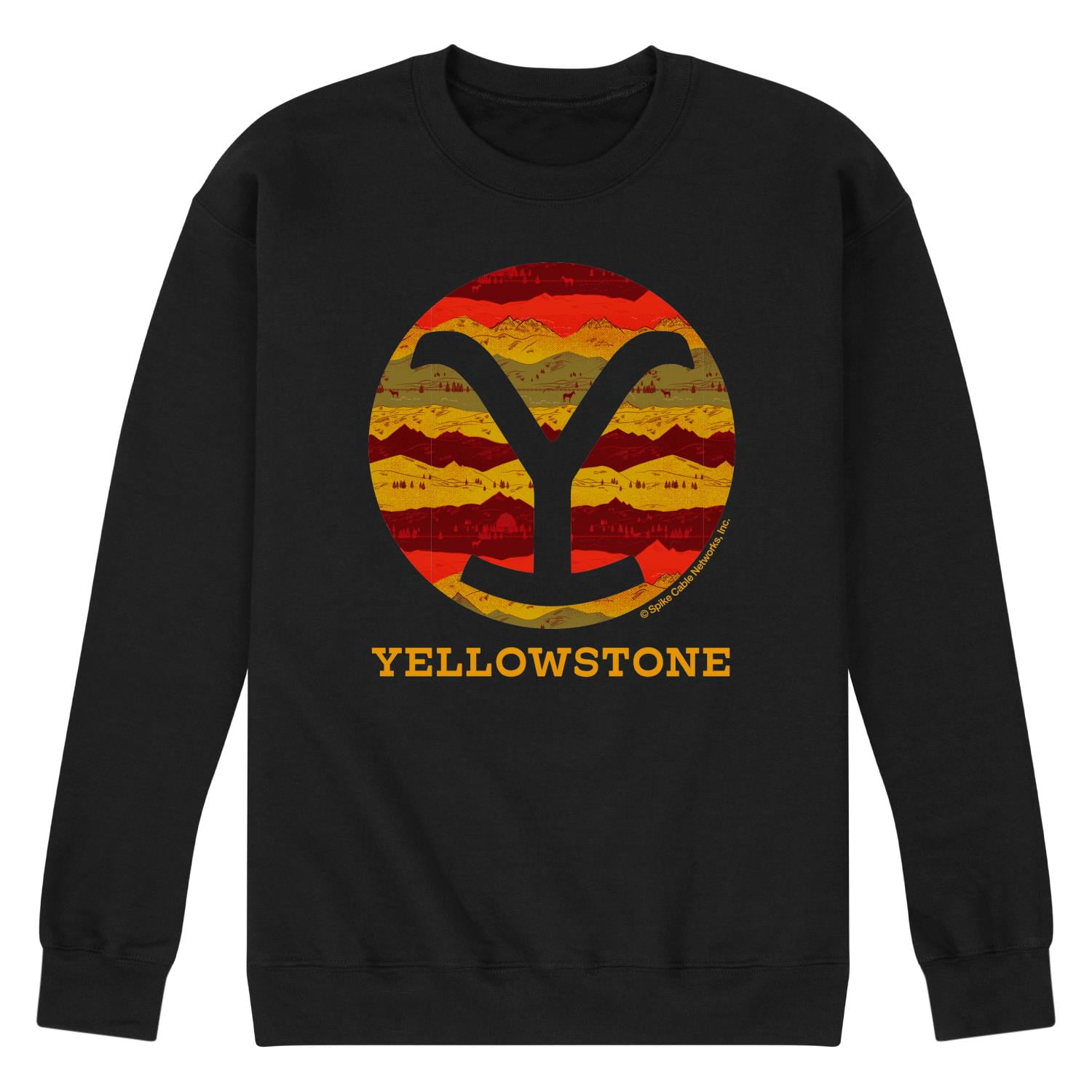 Yellowstone - Official Yellowstone Merchandise - Men's Crew Neck Fleece ...