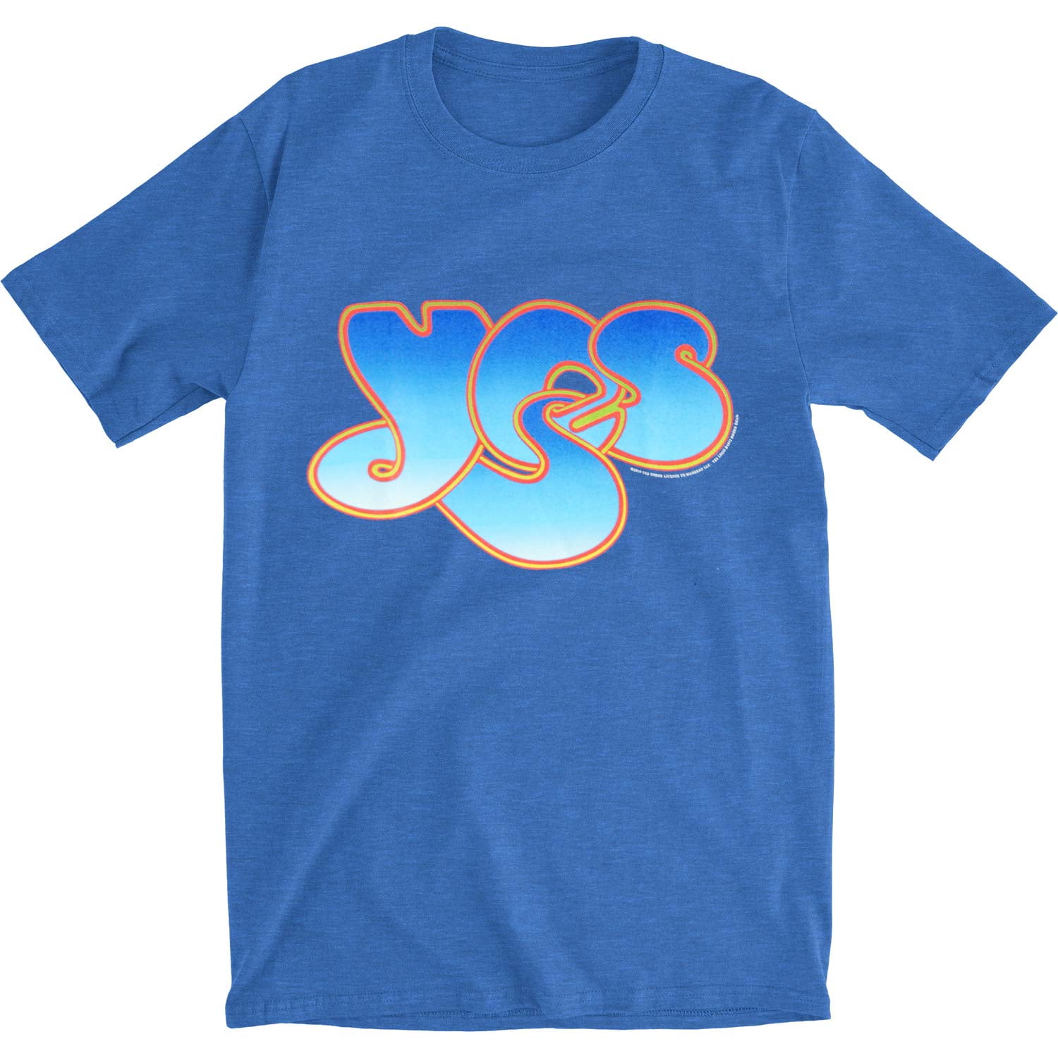 Men's Yes Yes Logo Slim Fit T-shirt Small Royal Heather - Walmart.com