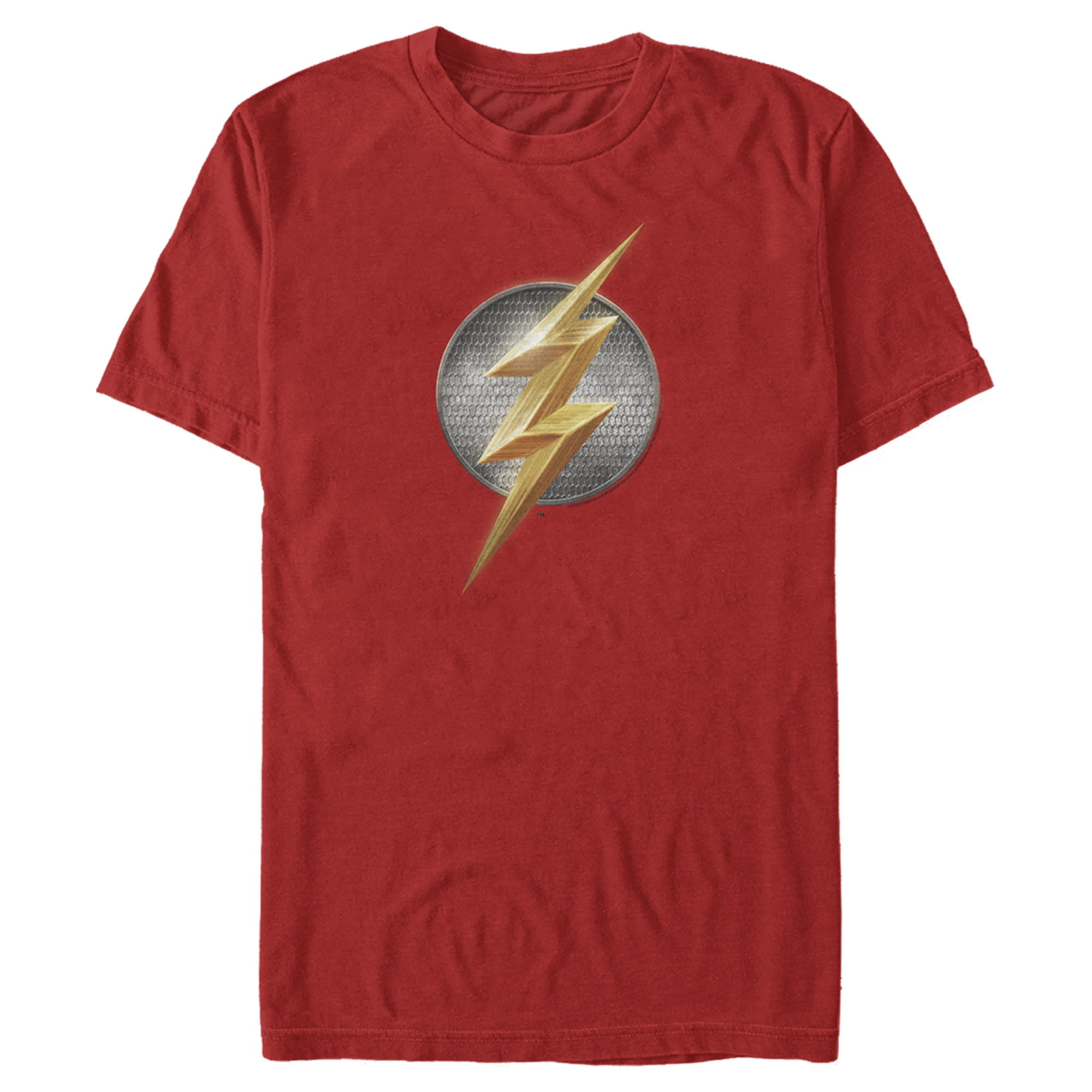 Men's Zack Snyder Justice League The Flash Logo Graphic Tee Red Large ...