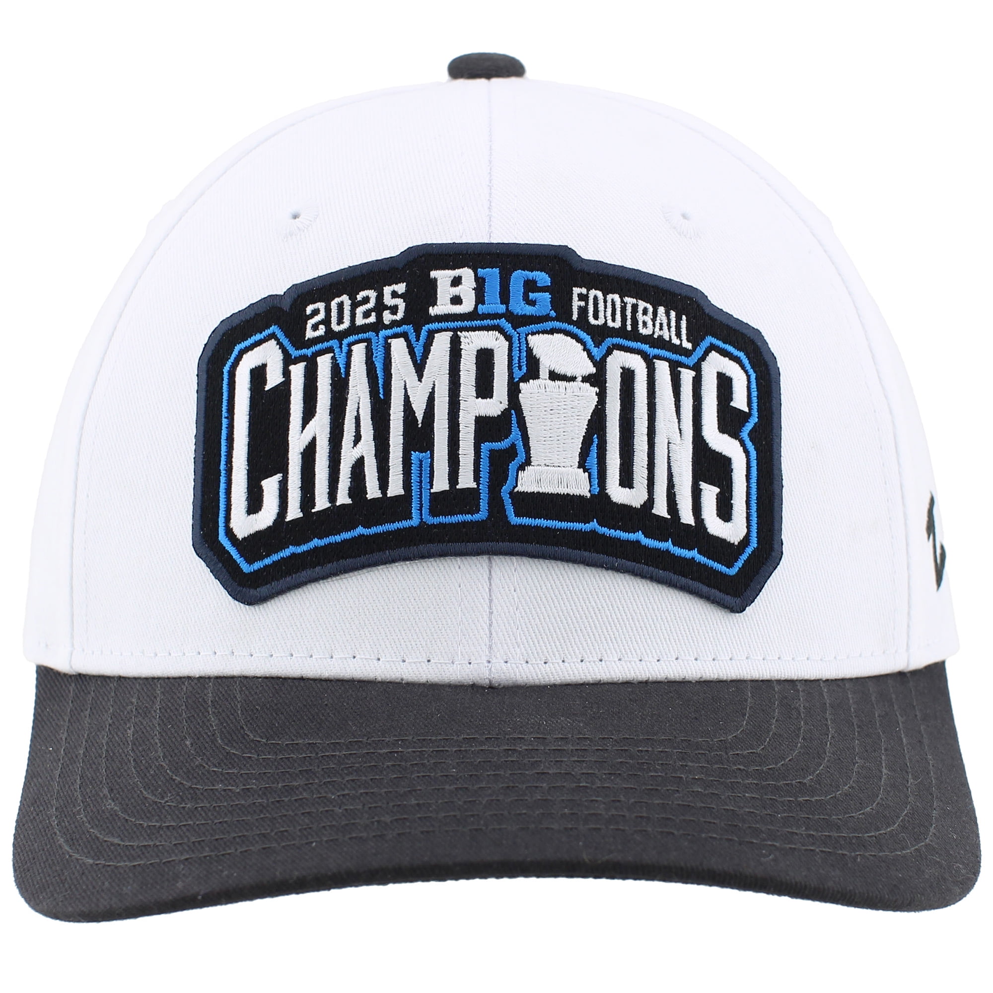 Men's Zephyr White/Black Indiana Hoosiers 2025 Big Ten Football ...