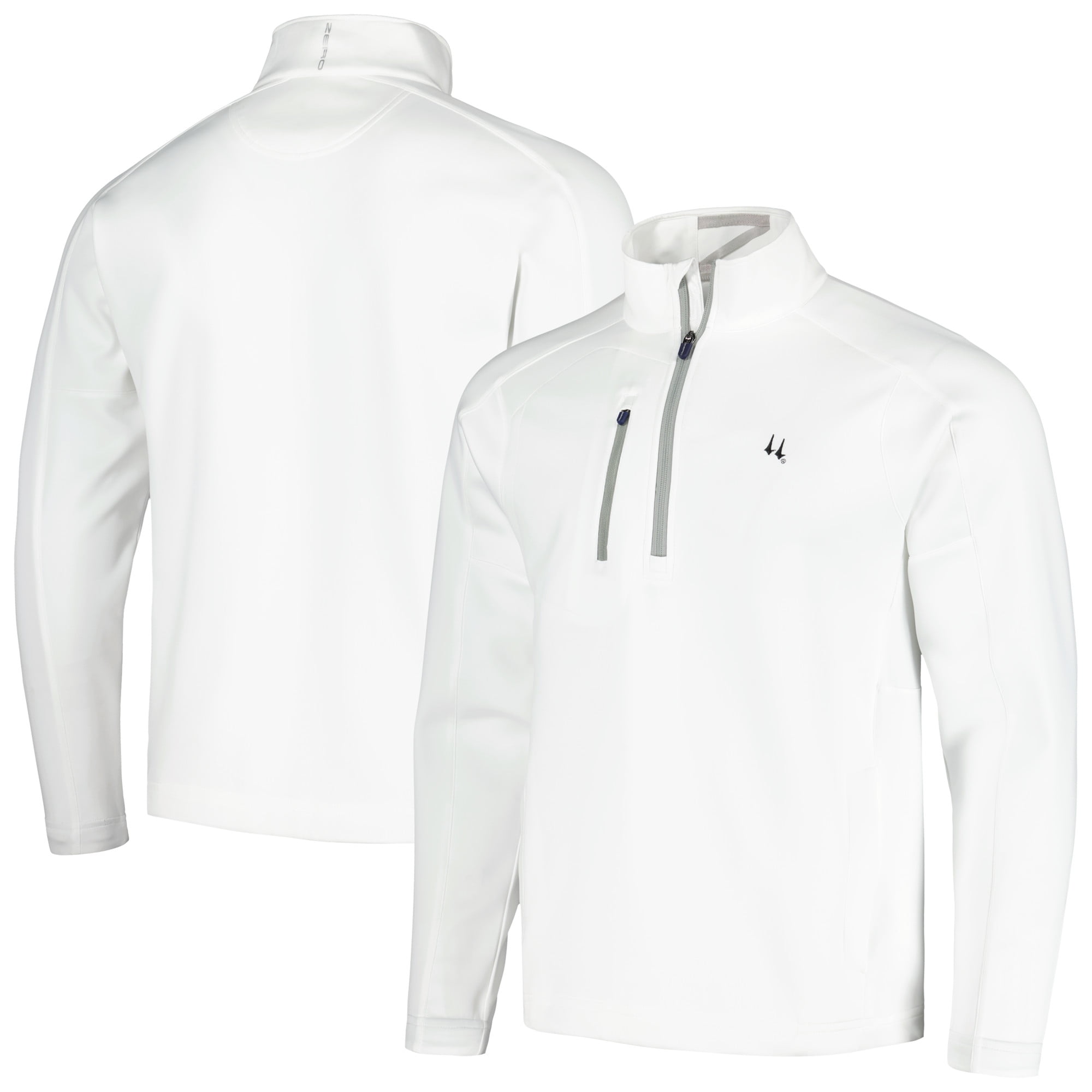 Men's Zero Restriction White Churchill Downs Z500 Quarter-Zip Top ...