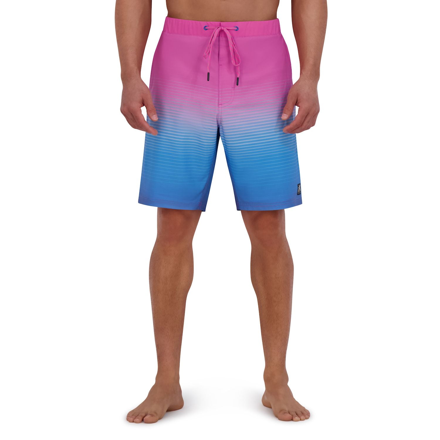 Men's ZeroXposur 9" Elastic Waist Boardshorts Color: Pink Wave Size: XL ...