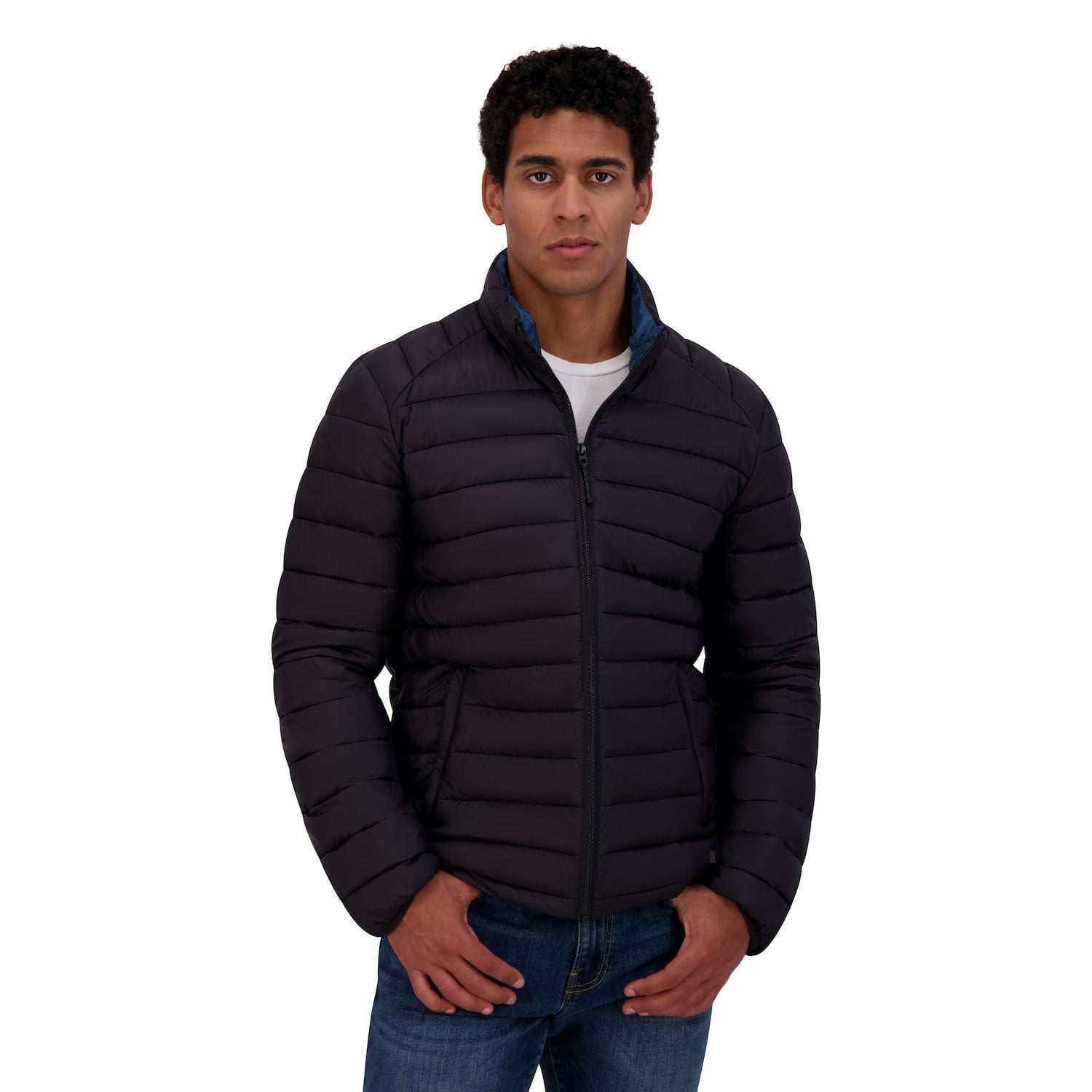 Men's ZeroXposur Lightweight Packable Puffer Jacket Color: Black Size ...