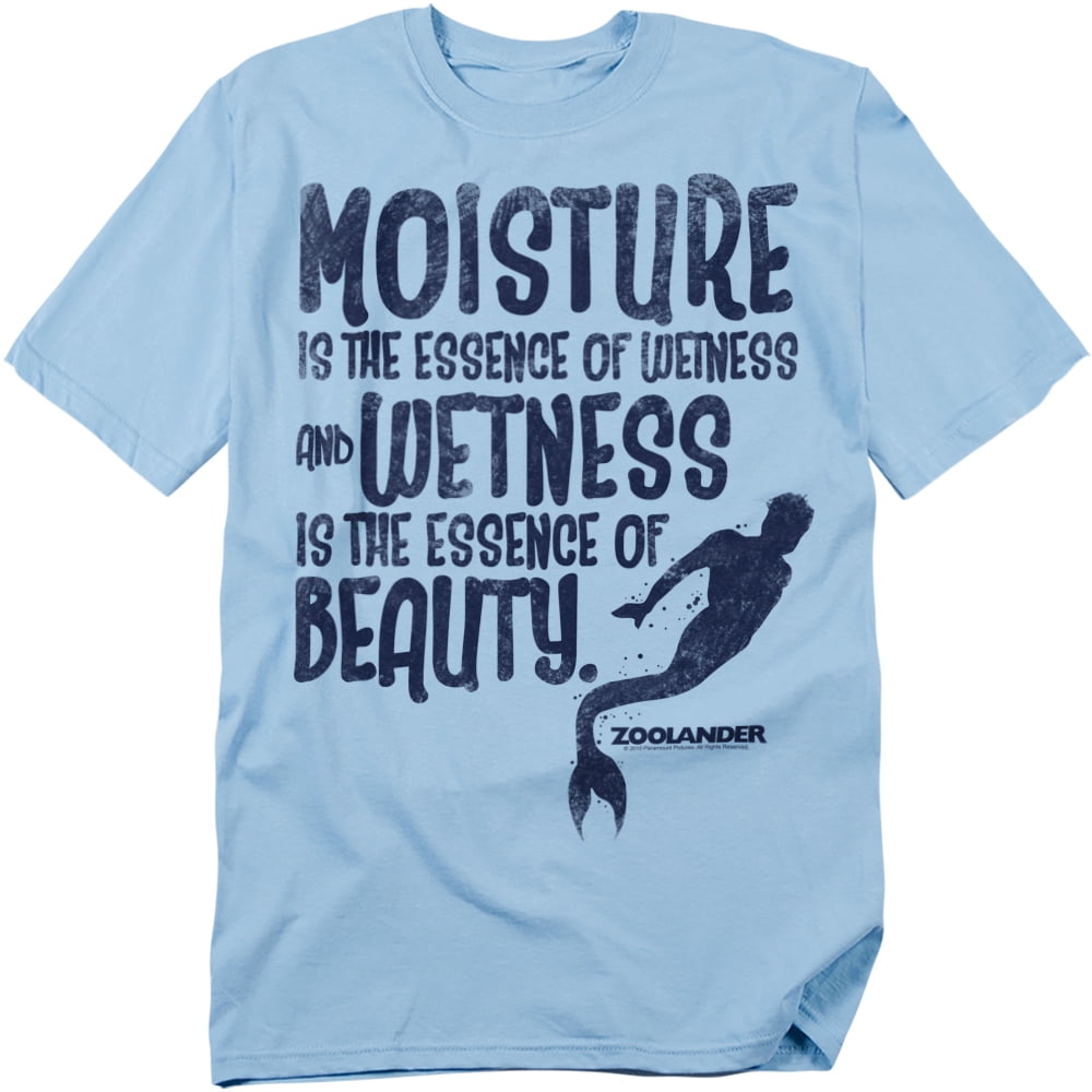 Men's Zoolander Merman T-shirt Large Light Blue - Walmart Business Supplies