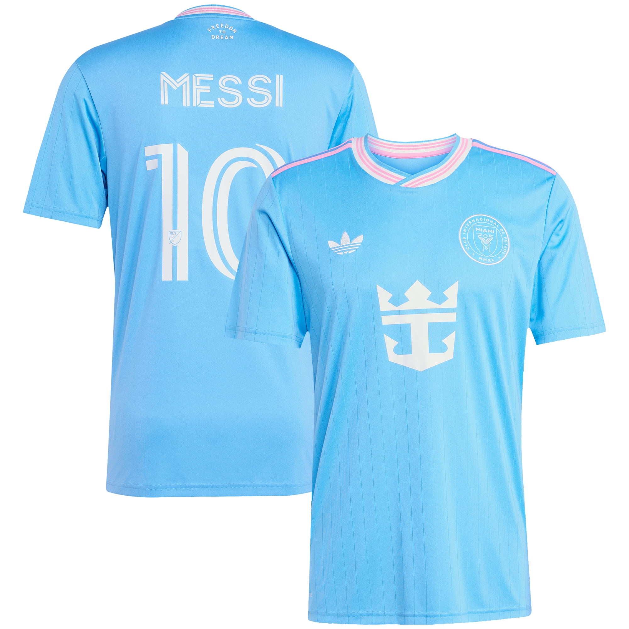 Men's adidas Originals Lionel Messi Blue Inter Miami CF 2025 Third ...