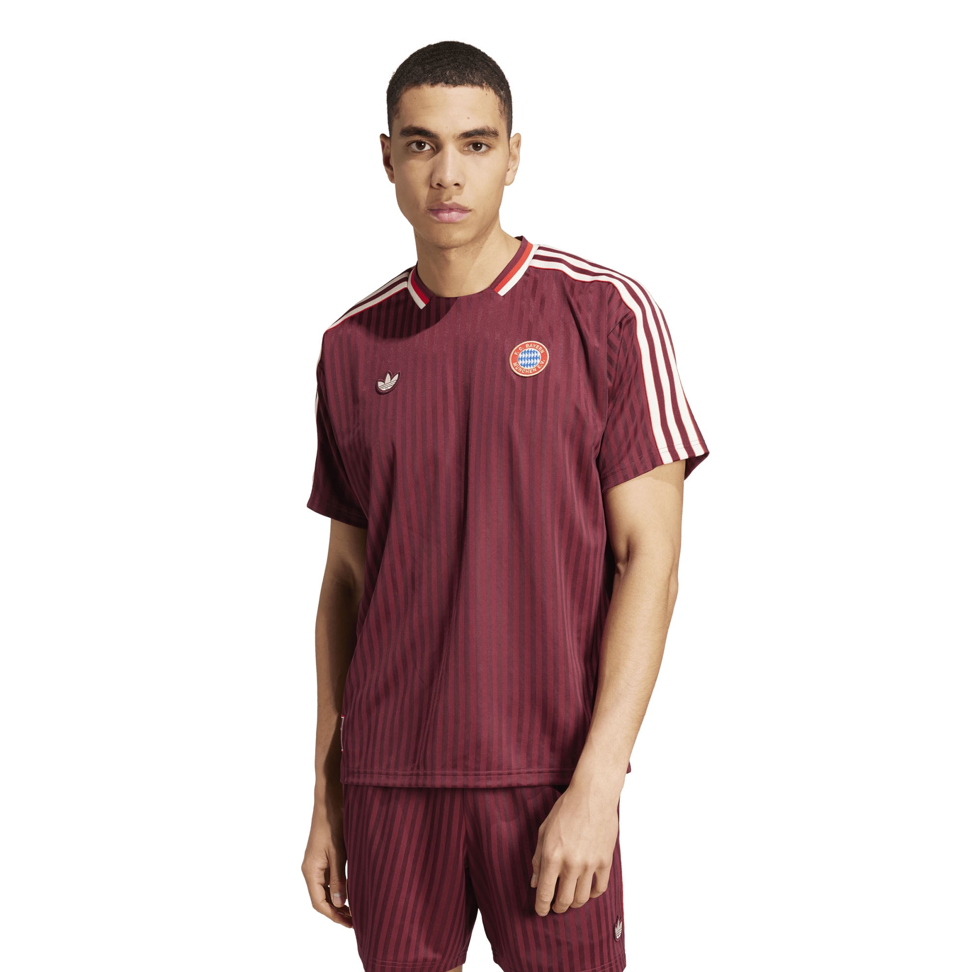 Men's adidas Originals Red Bayern Munich Terrace Icons Collection ...