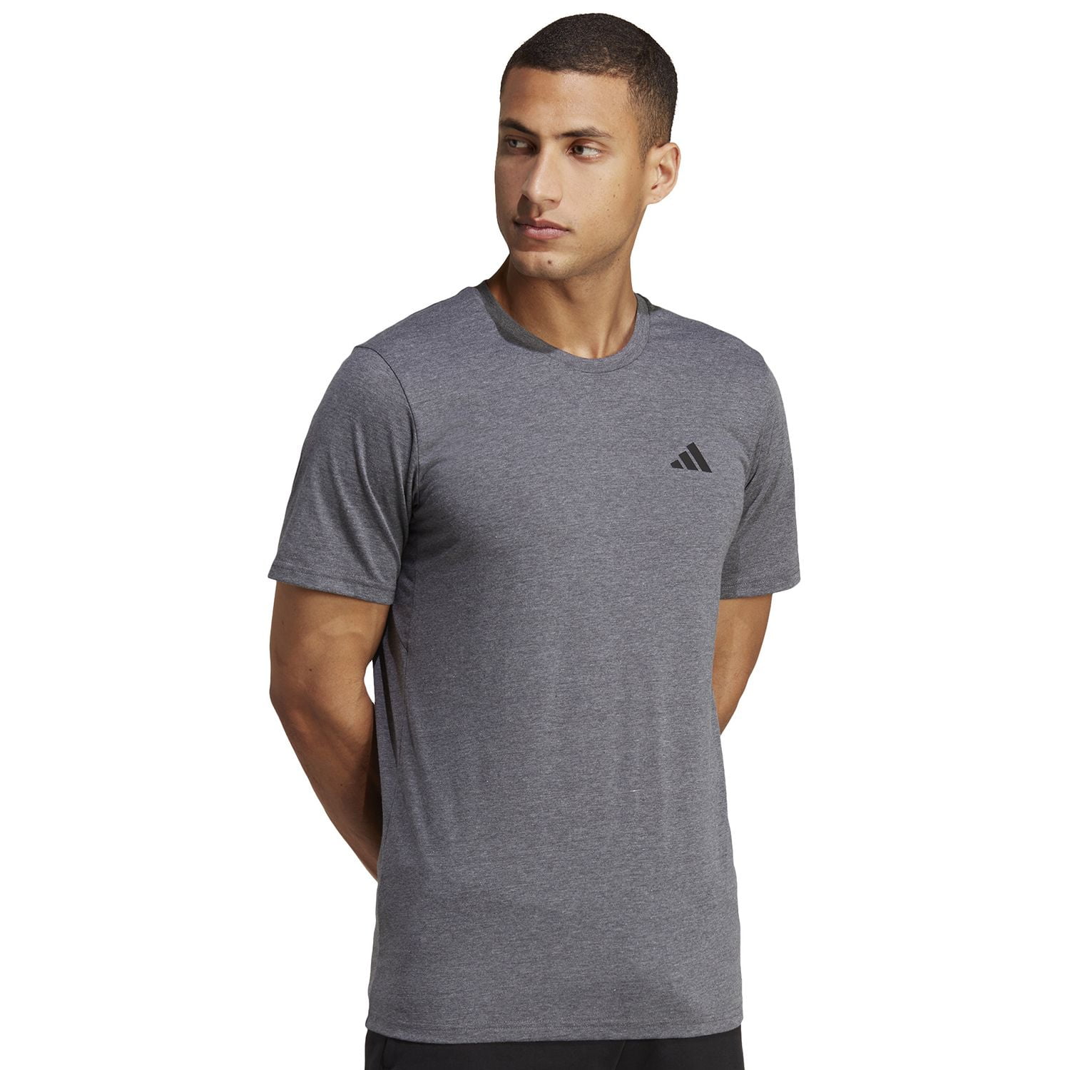 Men's adidas Train Essentials Feelready Training Tee Color: Dark Gray ...