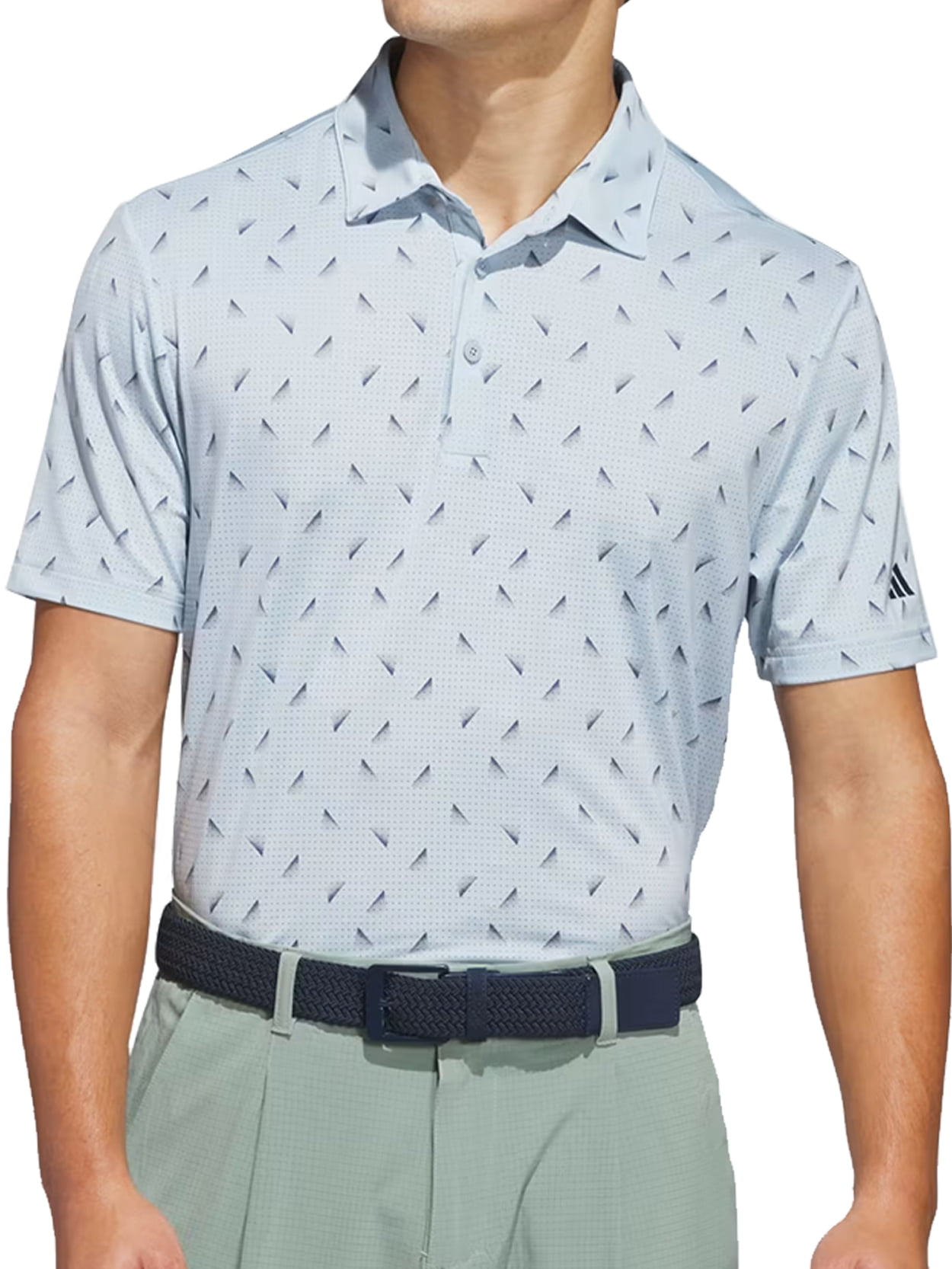 Adidas Golf Men's Ultimate365 Printed Mesh Polo Shirt, 2X-Large Wonder ...