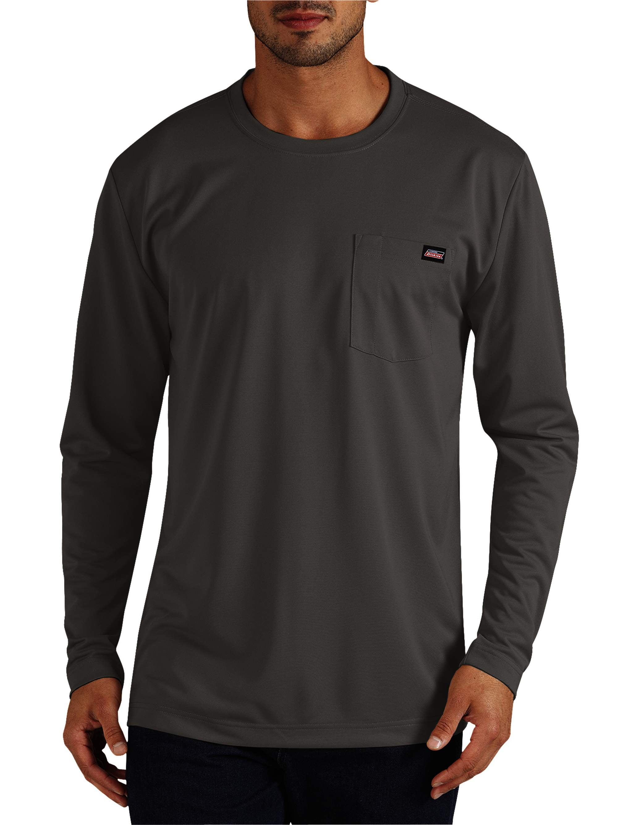 Men's and Big Men's Long Sleeve Active Performance Work Shirt - Walmart.com