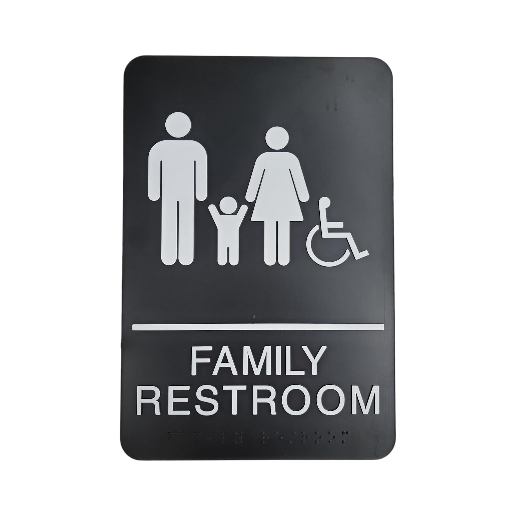 Men's and Women's Restroom Signs ADA-Compliant Bathroom Door Signs for ...