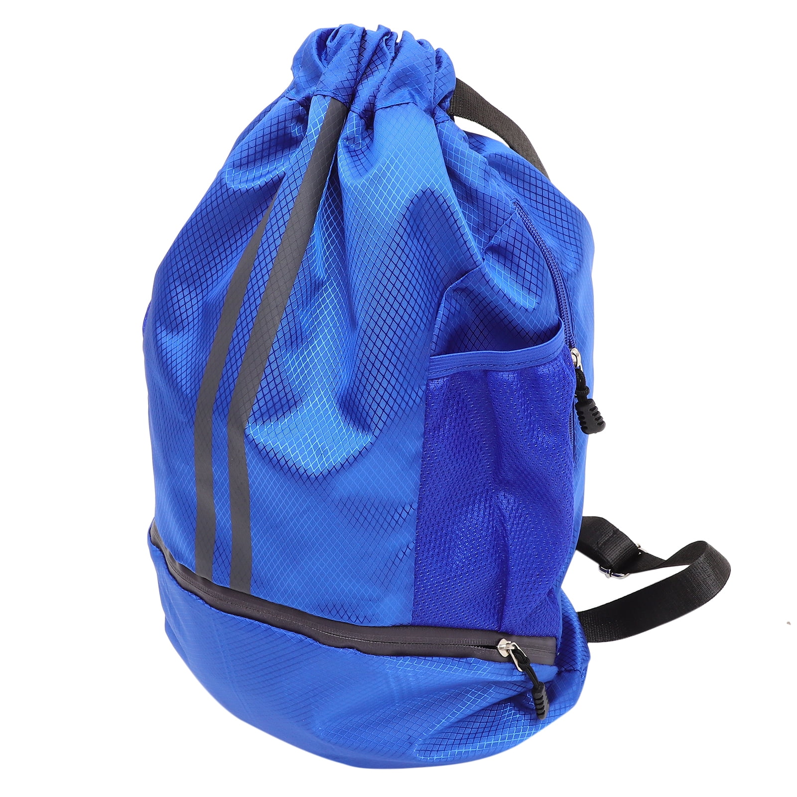 Men's and Women's Sports Backpacks Gym Blue Drawstring Swim Bag Bags ...
