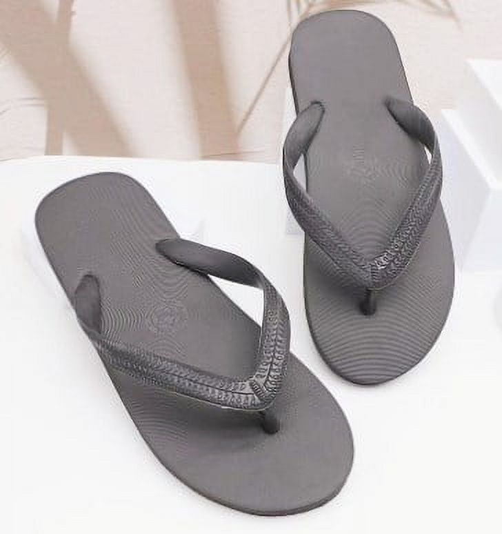 Men's and women's Solid Flip Flop,Sandwich flip flops summer rubber ...
