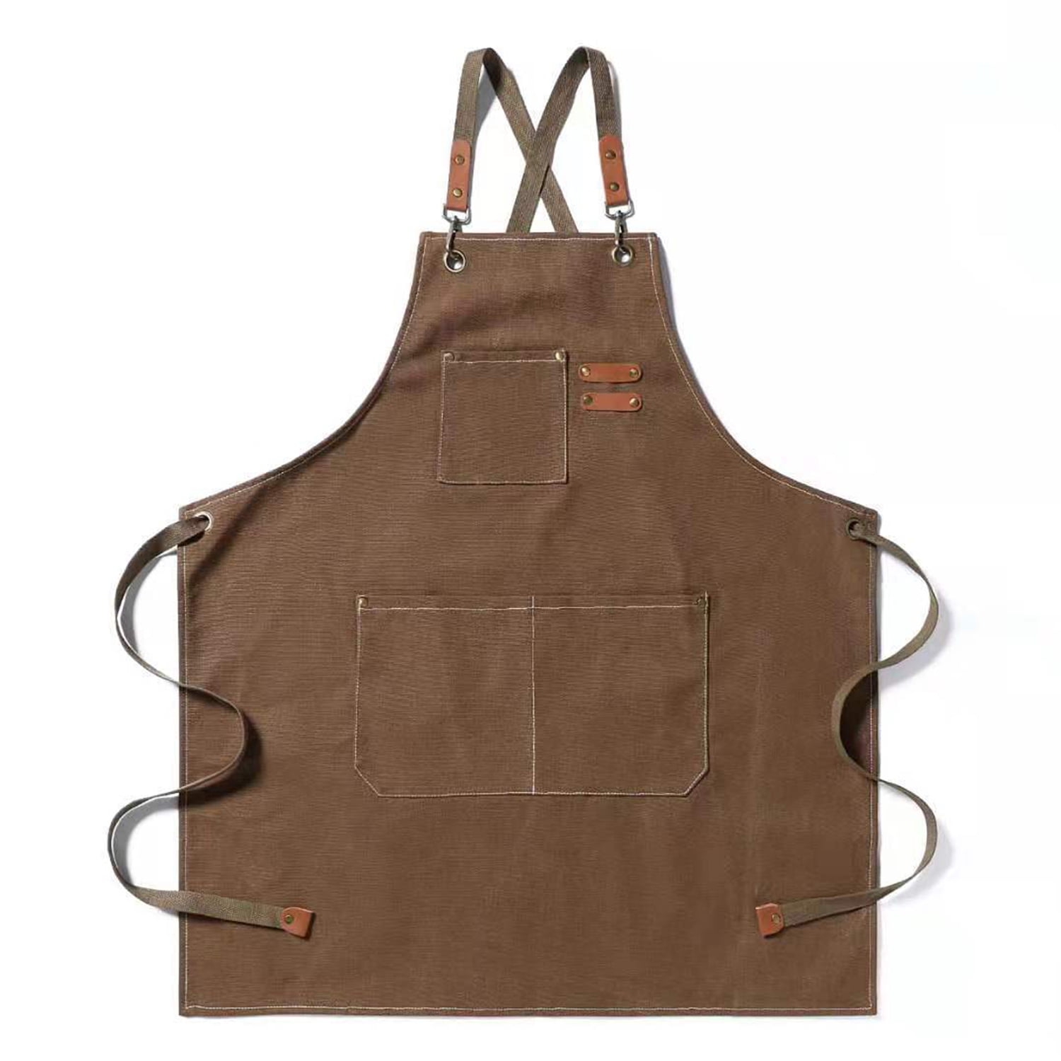 Men's and women's home kitchen gardening workwear apron with ...