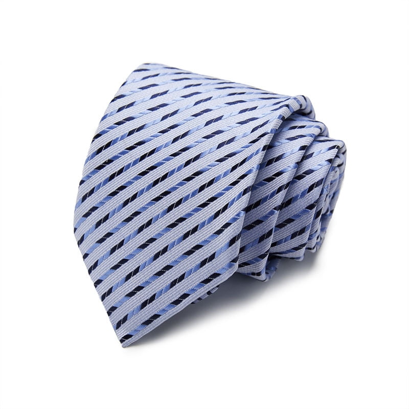 Men's business tie hand-made professional formal interview striped tie ...