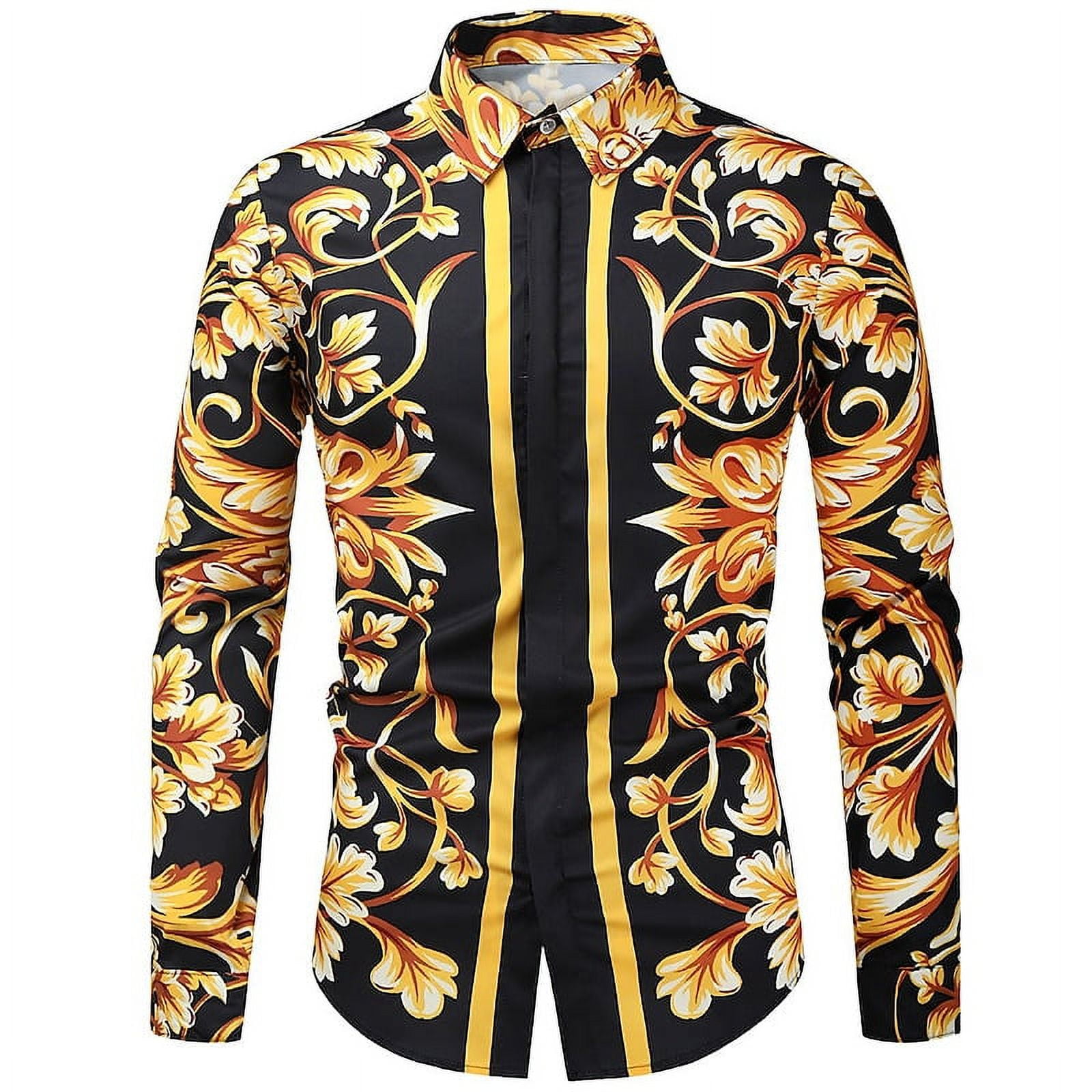 Men's button up shirt with long sleeves fashionable and comfortable ...