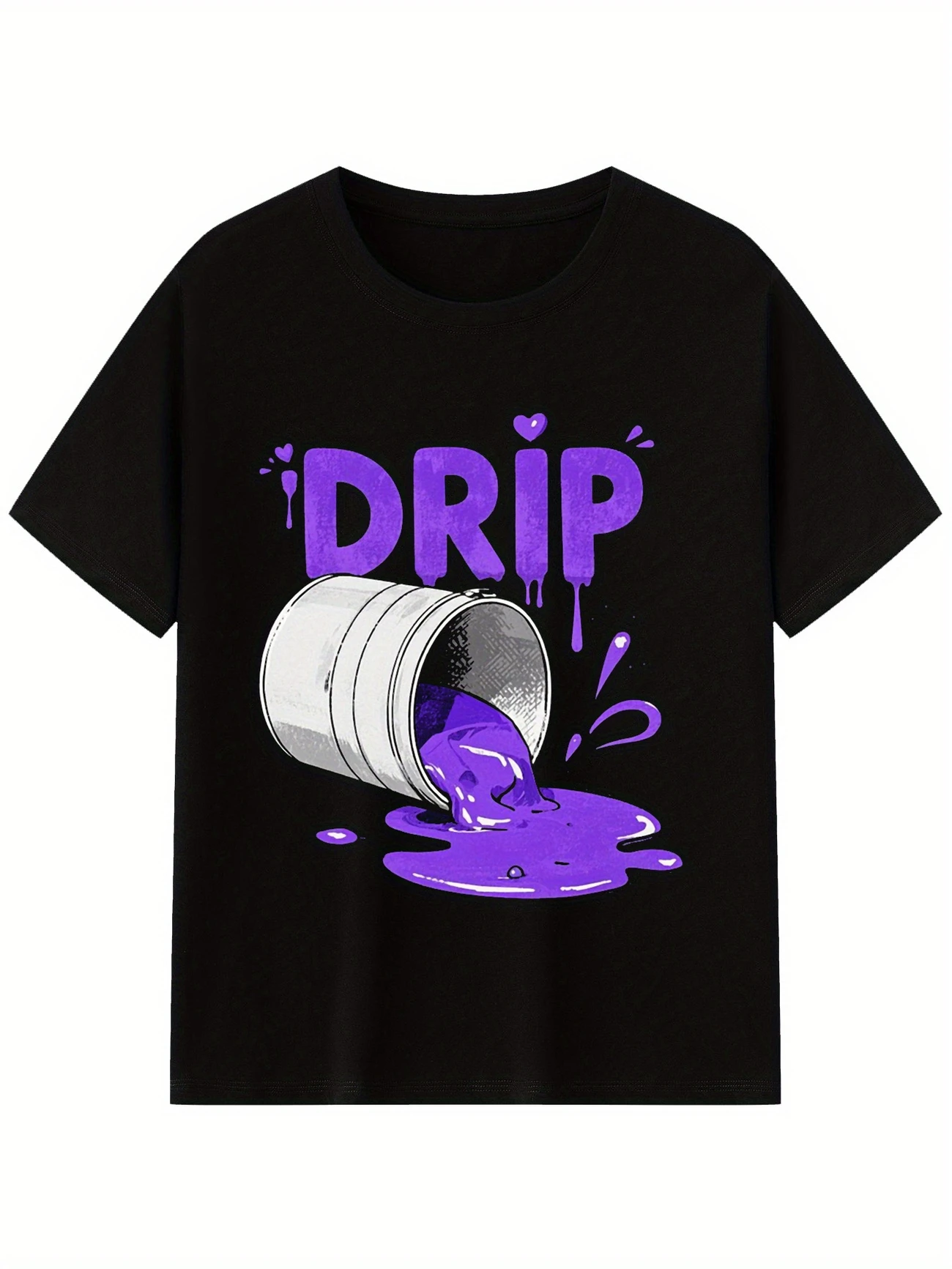 Men's dripping pattern t-shirt -, soft and high quality style, suitable ...