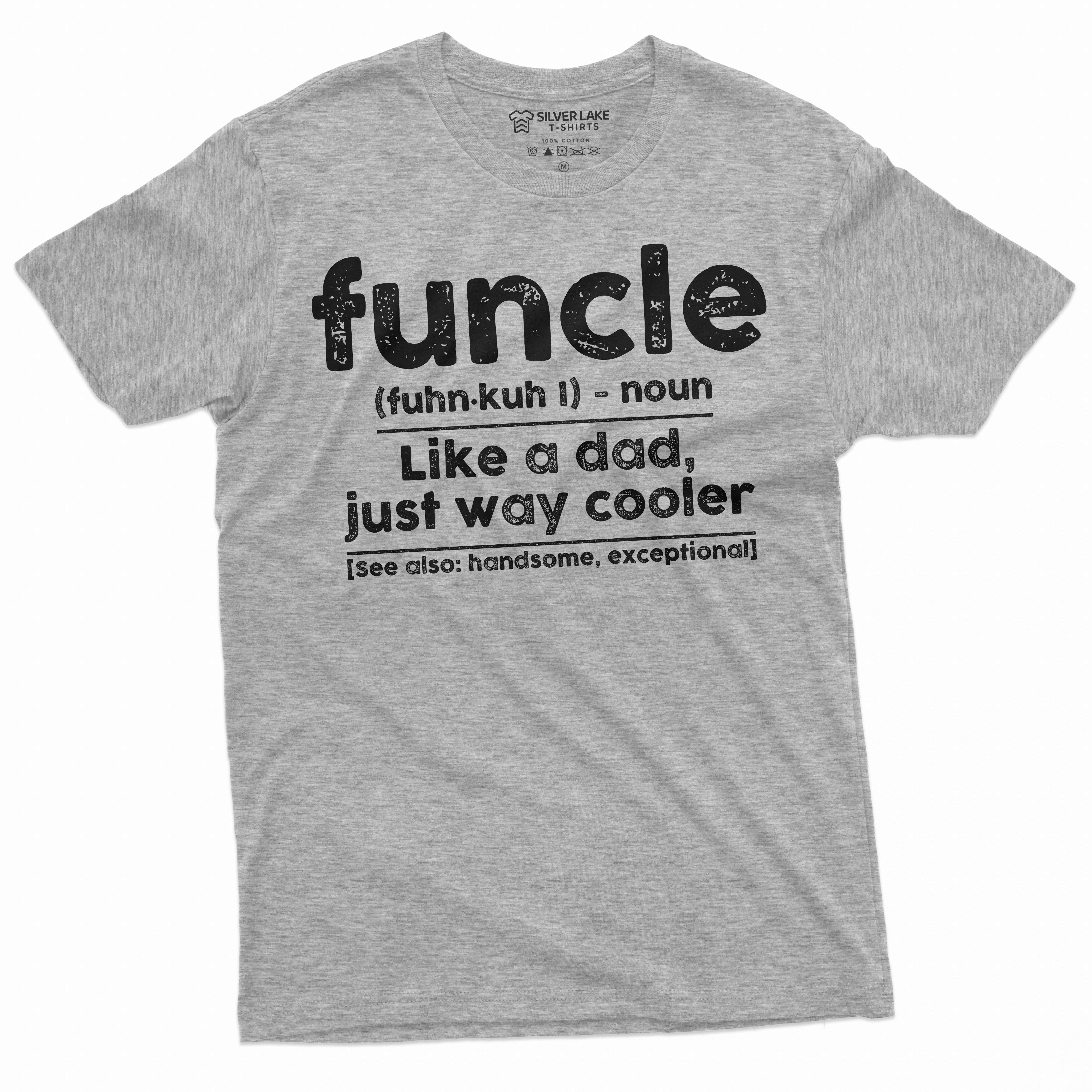 Men's funcle Funny Uncle gift T-shirt Fathers day Uncle gift ideas ...