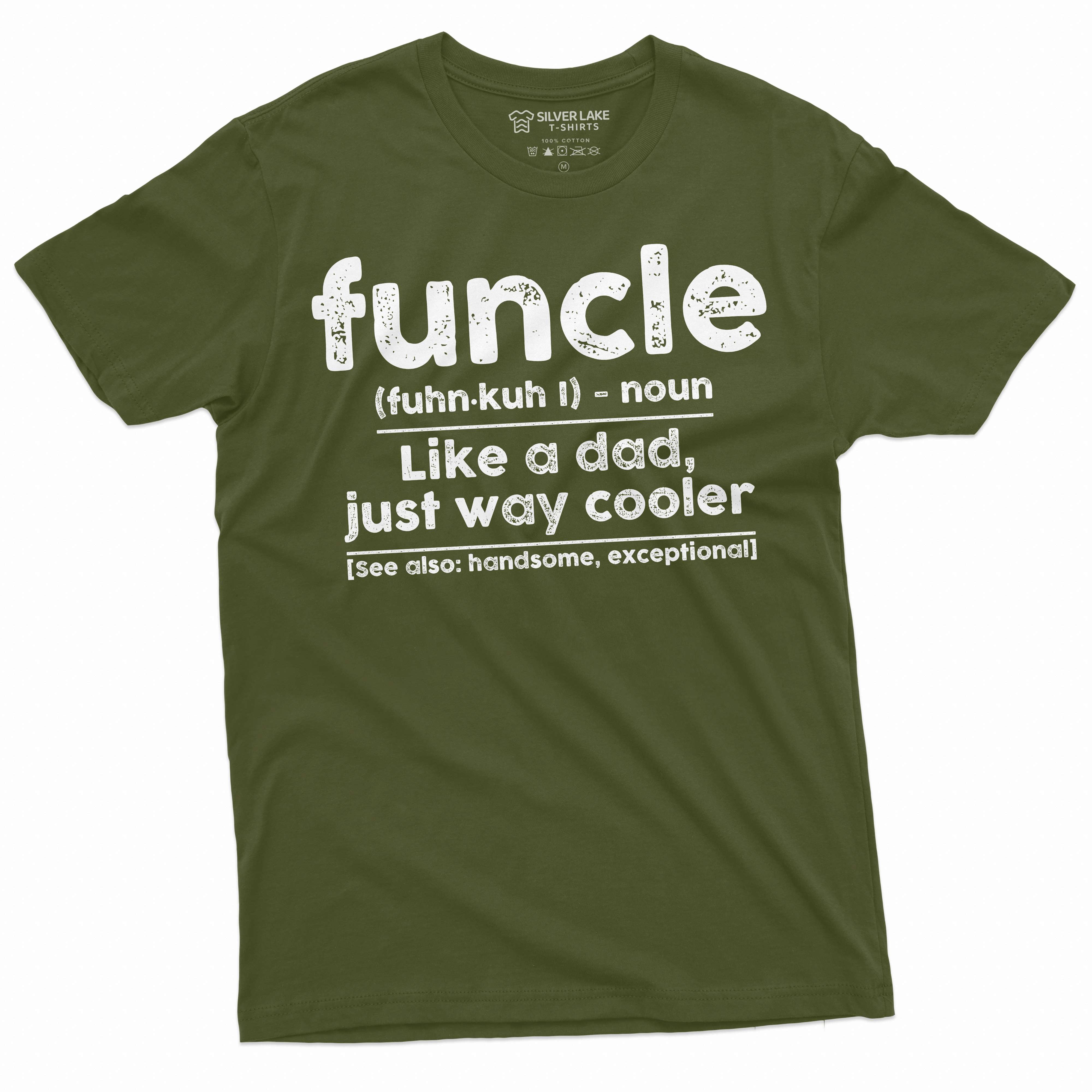 Men's funcle Funny Uncle gift T-shirt Fathers day Uncle gift ideas ...