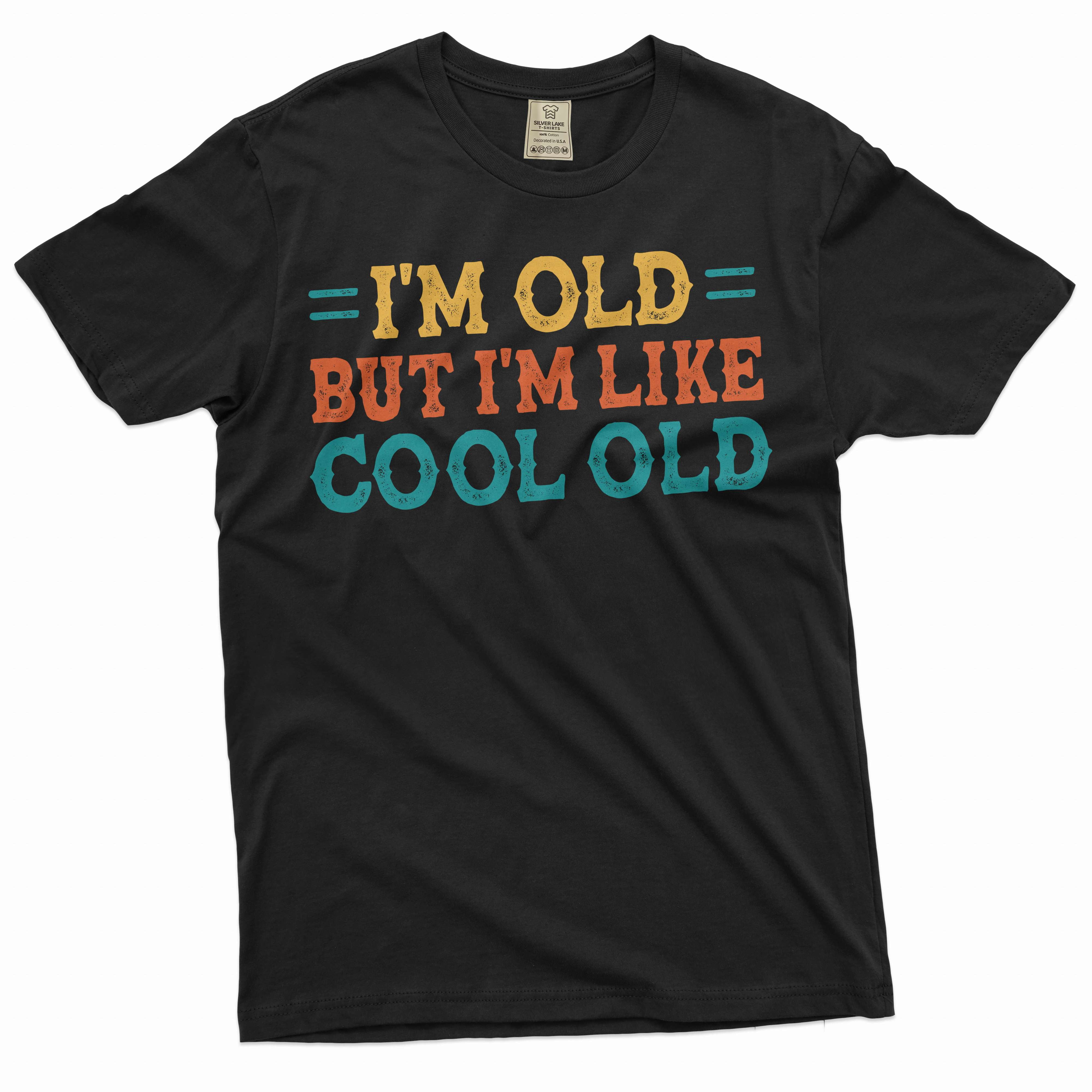 Men's funny grandpa papa T-shirt I am cool old Birthday Christmas ...