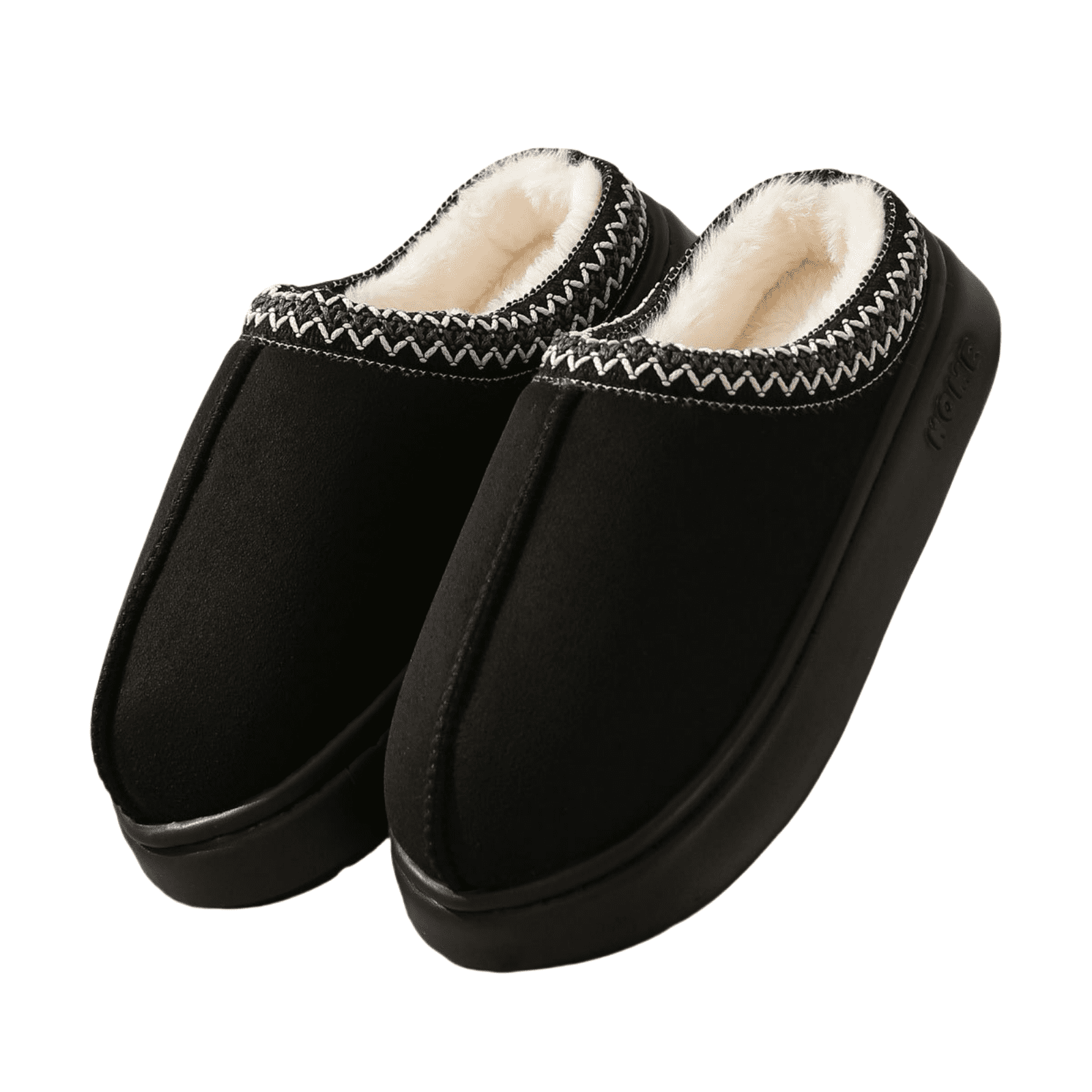 Men's or Women's Lace Fashion Cotton Slippers Short Ankle Slip Boots ...