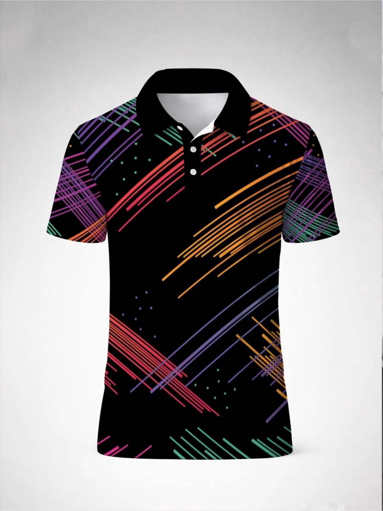 Men's plus-size polo shirt, available in multiple sizes, made of ...