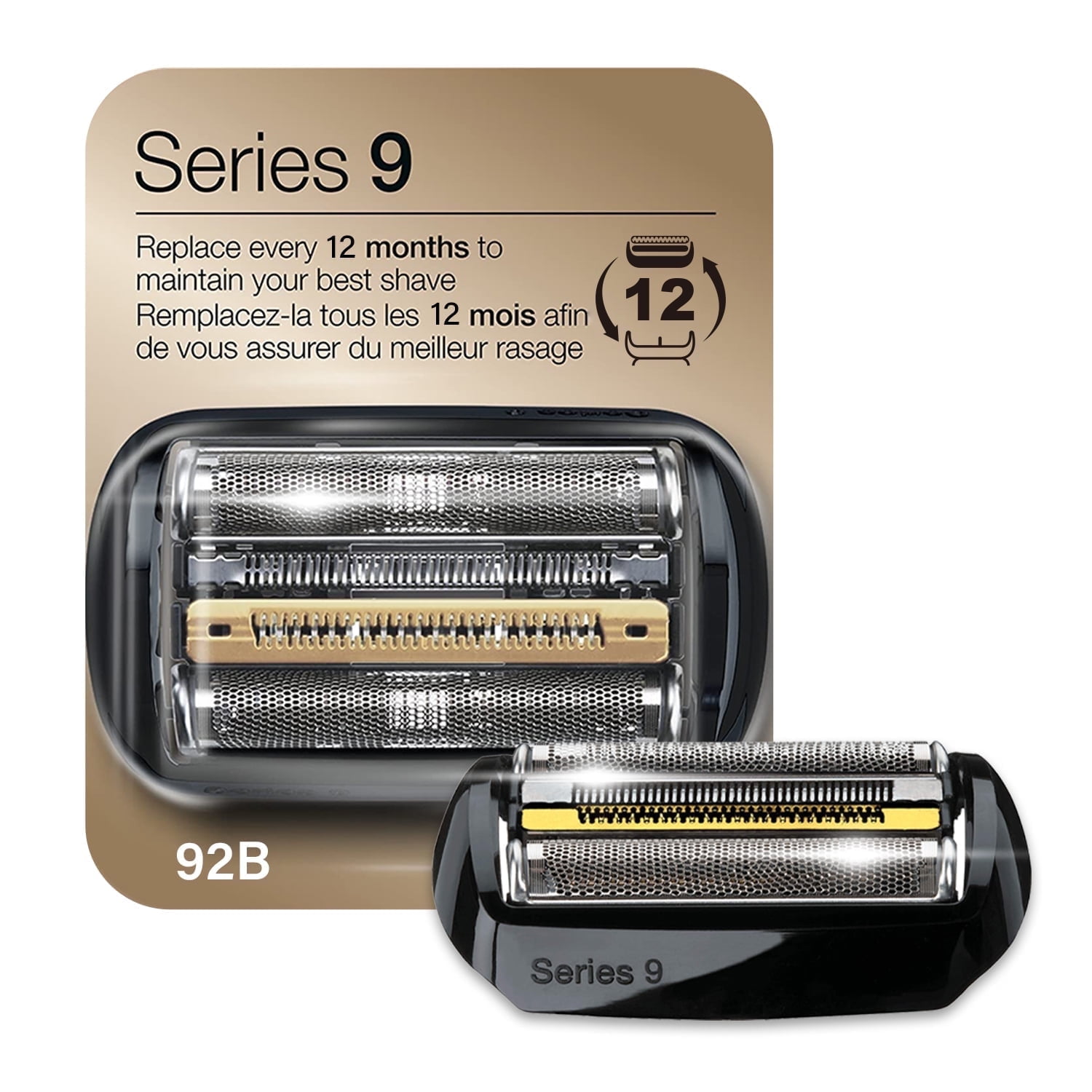 92B Electric Shaver Replacement Heads for Braun Series 9, Compatible with 9040s, 9080cc, 9093s ...