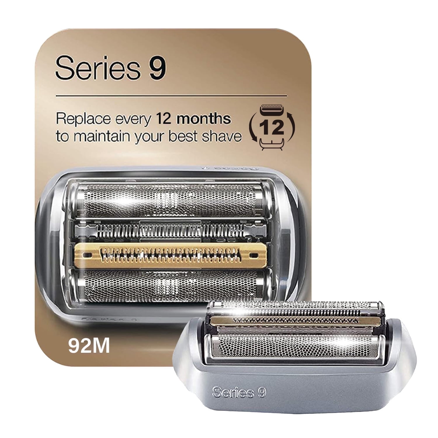 92M Replacement Heads for Braun Series 9, Compatible with Braun Shaver ...