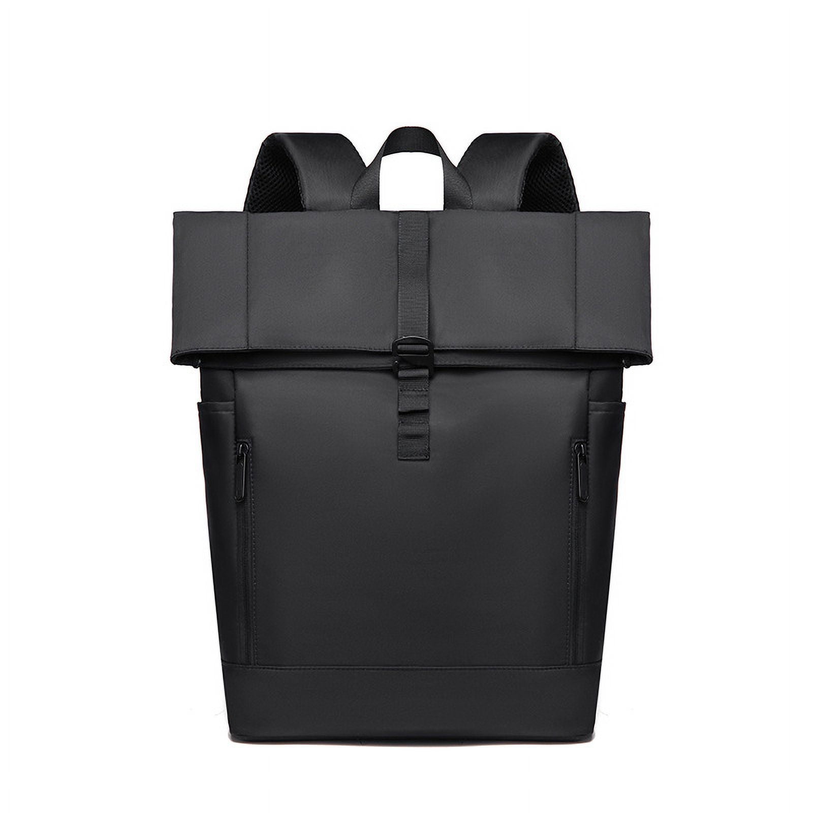 Men's roll-top backpack Business casual schoolbags Roll-top backpack ...